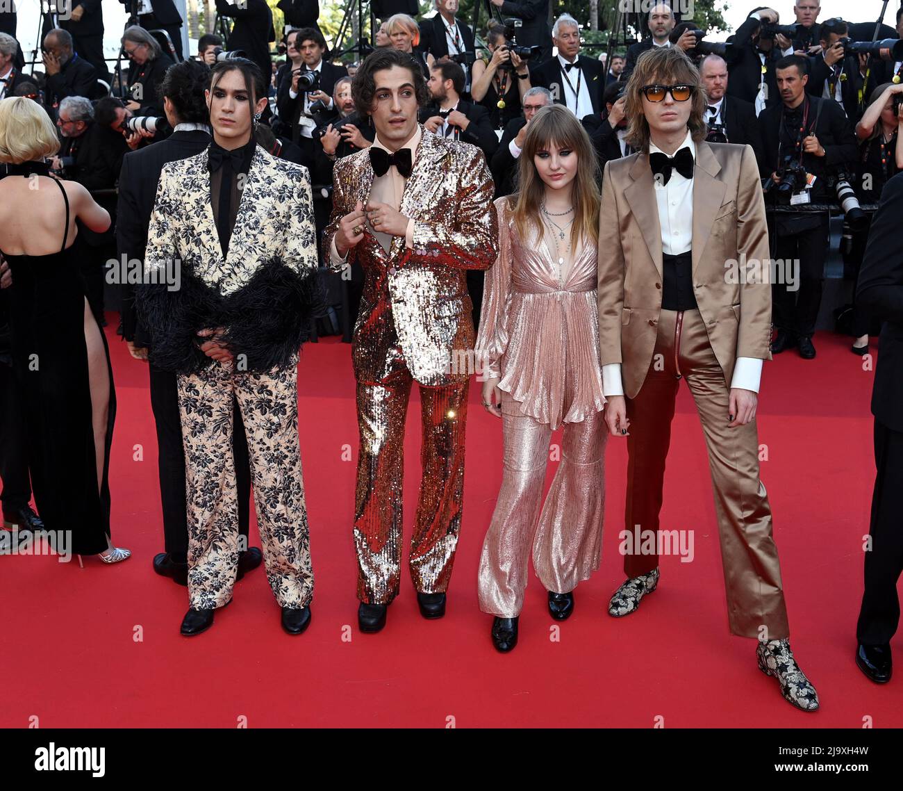 Cannes, France. May 25th, 2022. Cannes, France. Maneskin attending the ...
