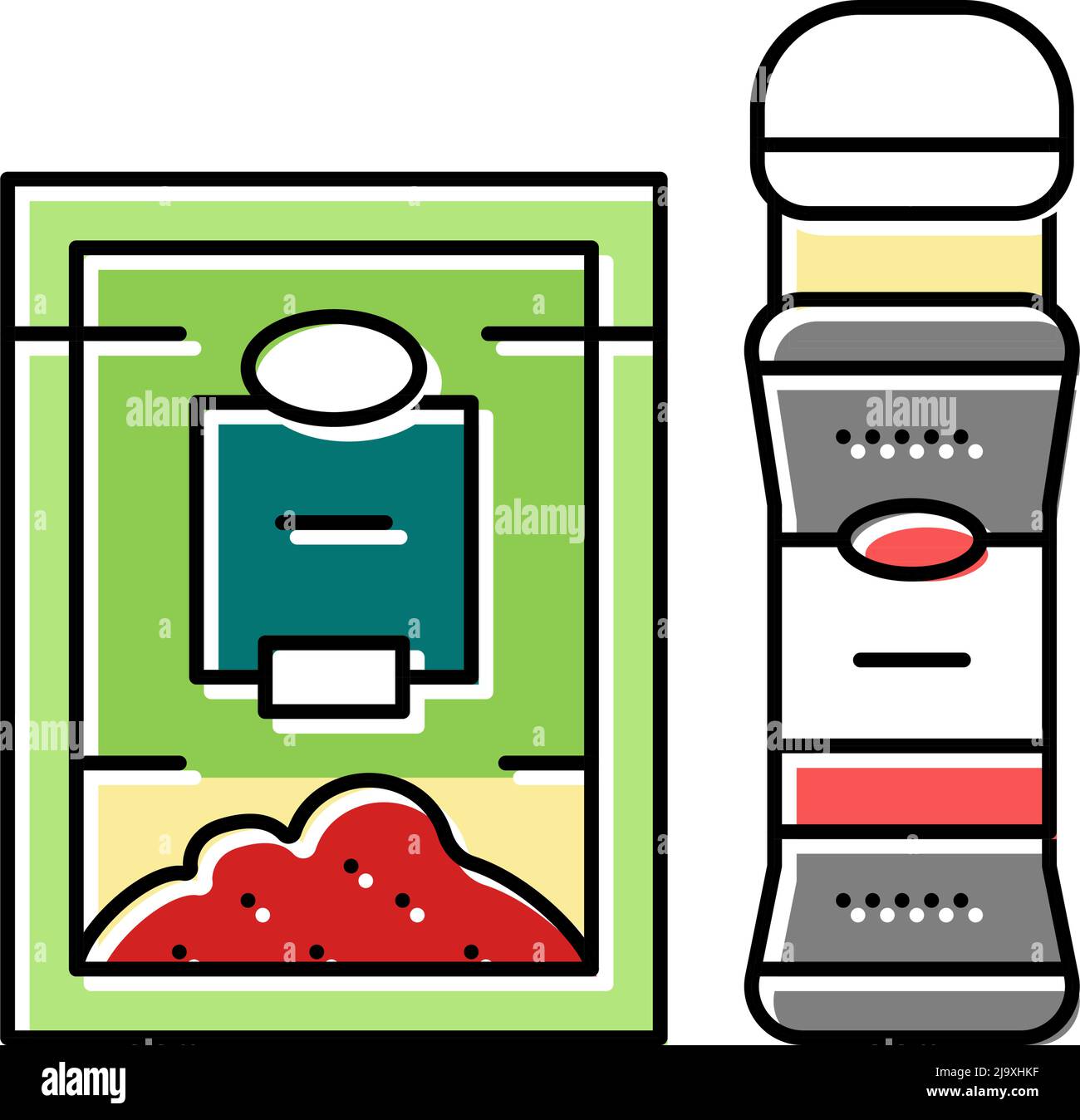 spice pepper color icon vector illustration Stock Vector Image & Art ...