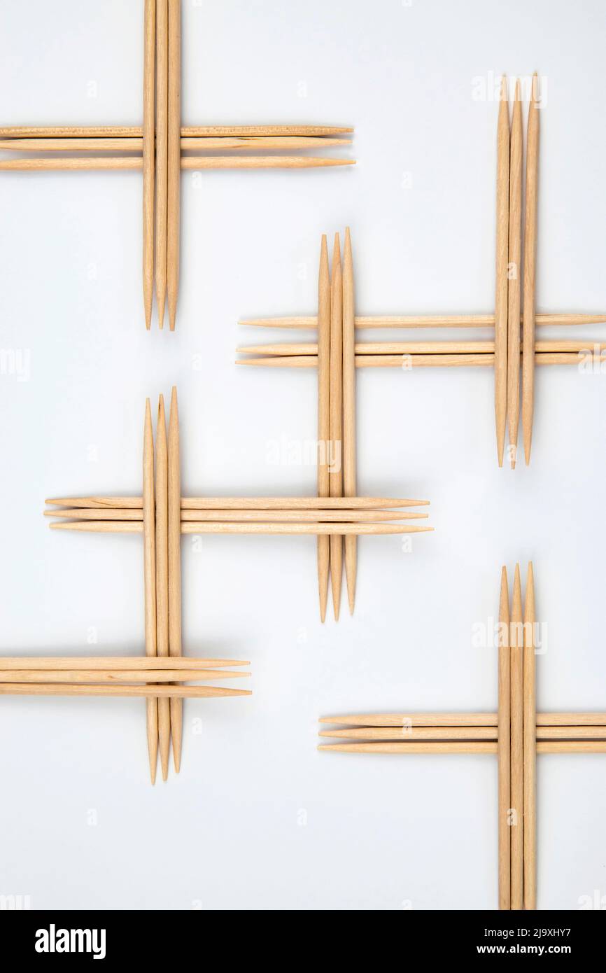 abstract background wooden Toothpicks pattern Stock Photo - Alamy