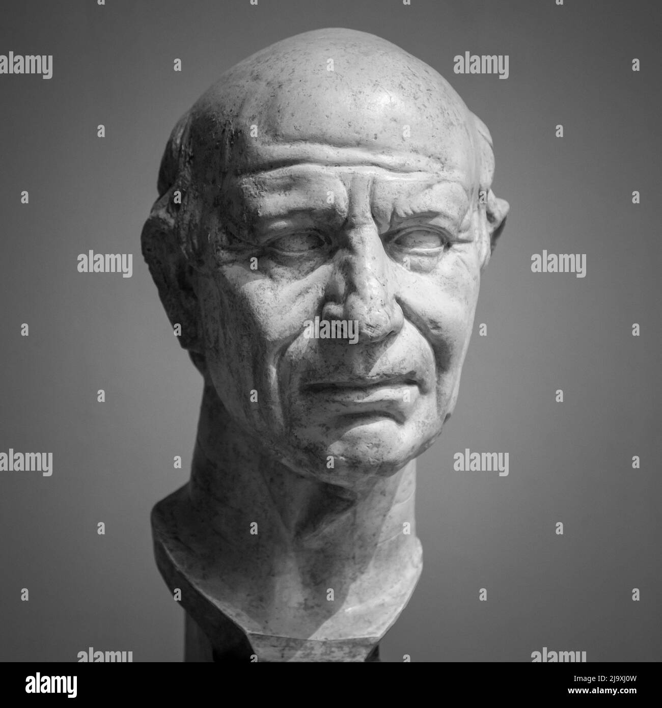 The ancient marble portrait bust Stock Photo - Alamy