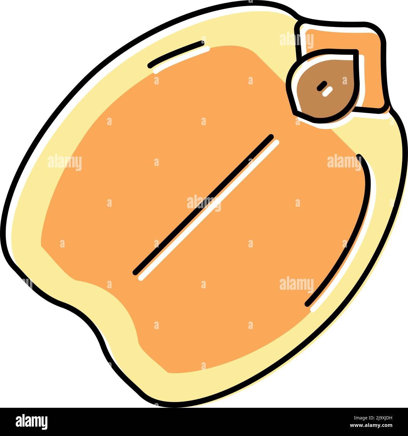 chickpea seed color icon vector illustration Stock Vector Image & Art ...