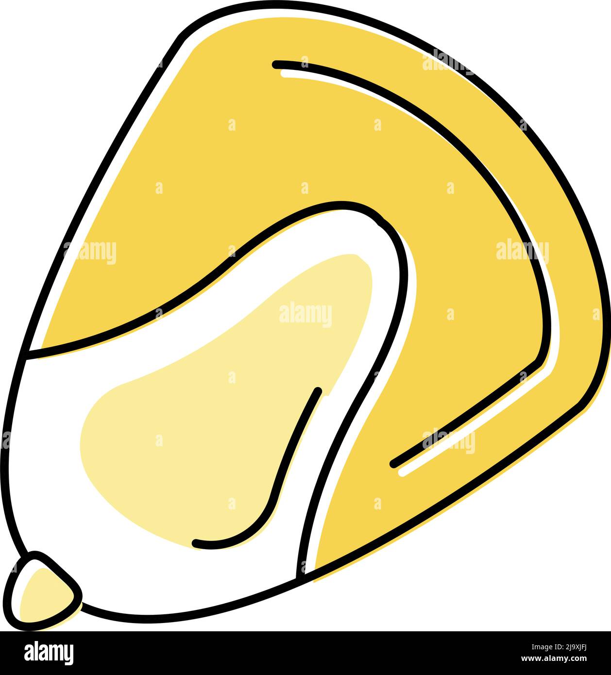 Corn Seed Color Icon Vector Illustration Stock Vector Image And Art Alamy
