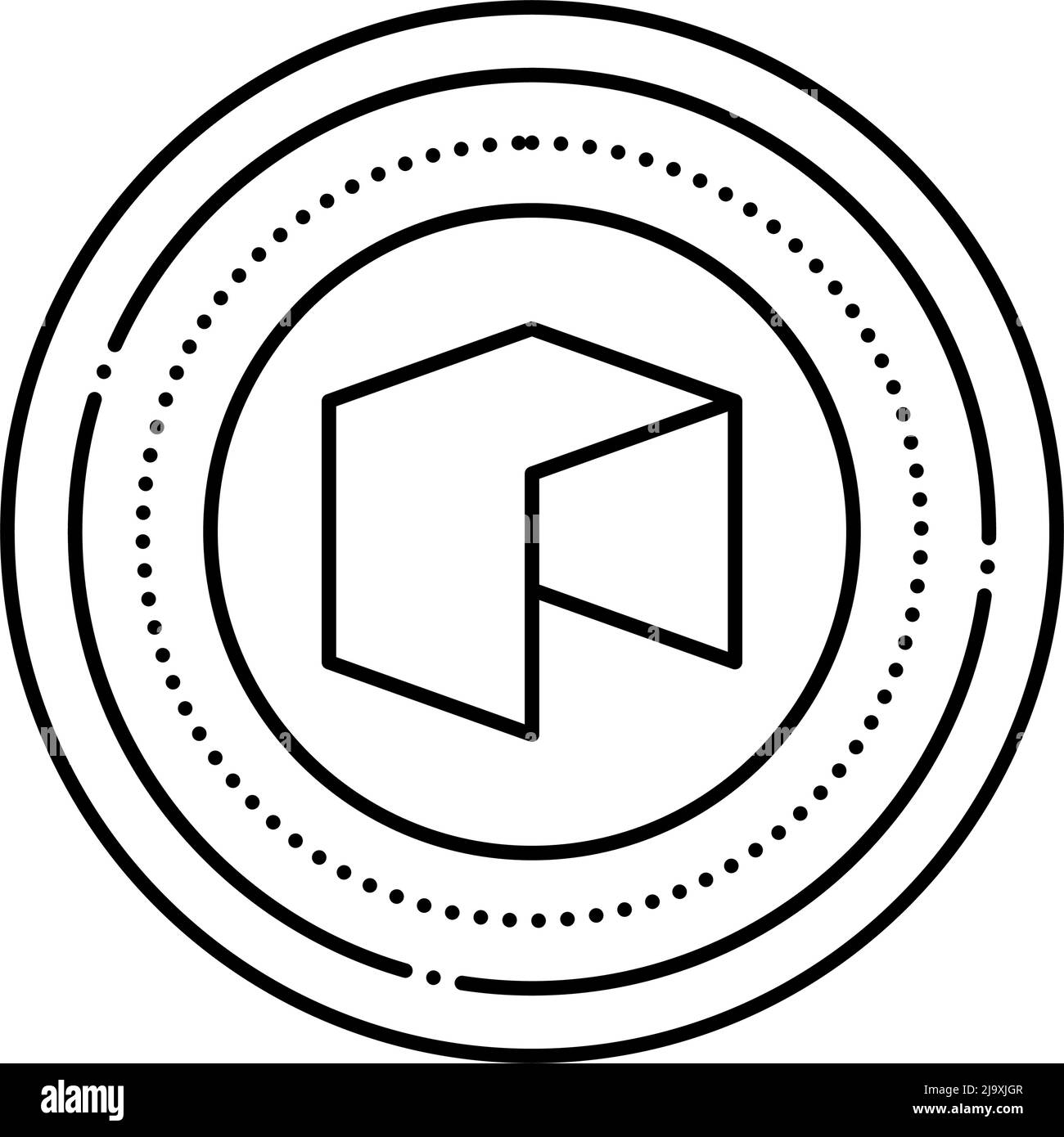 neo digital money line icon vector illustration Stock Vector Image ...