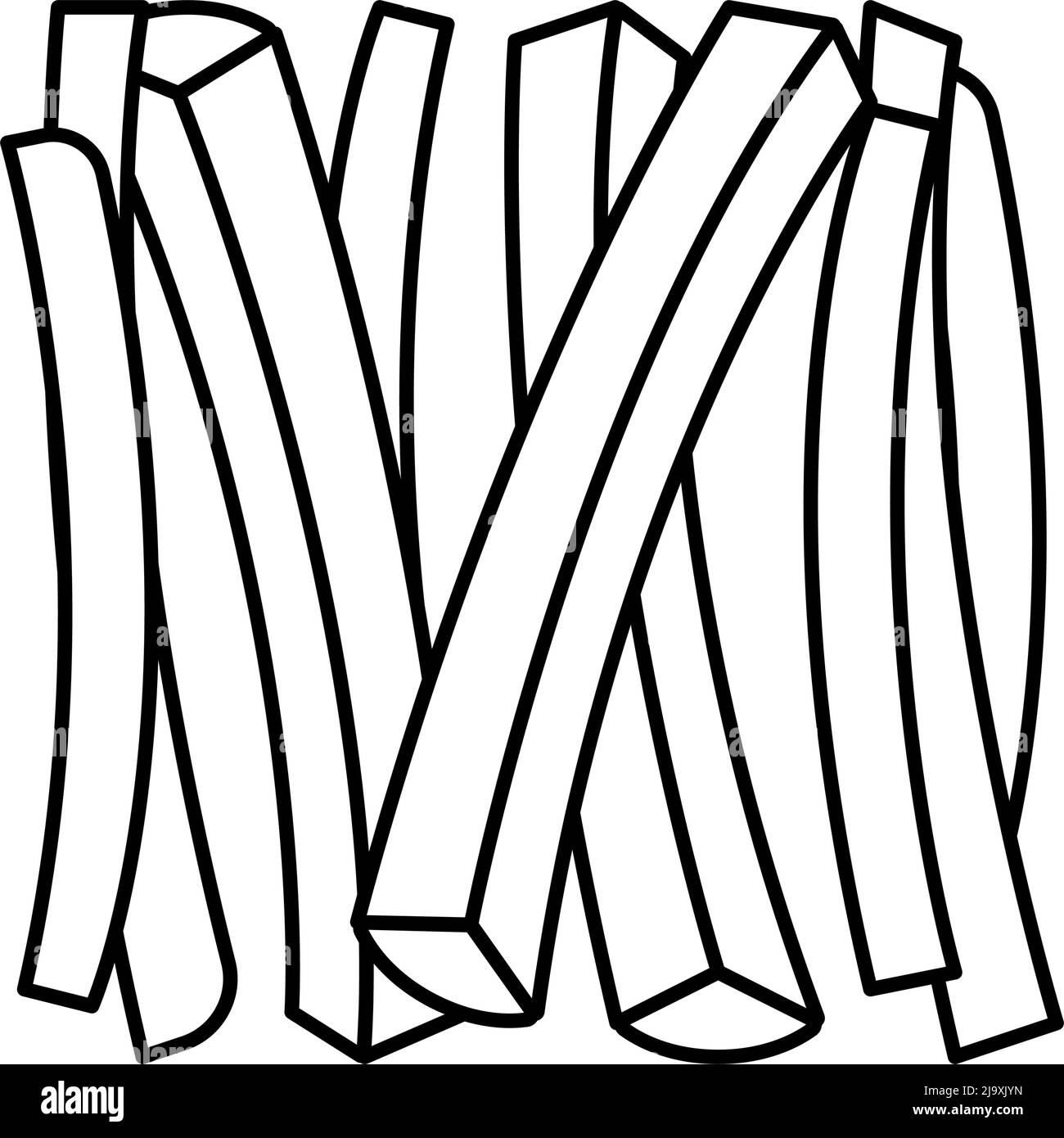 sticks carrot line icon vector illustration Stock Vector Image & Art ...