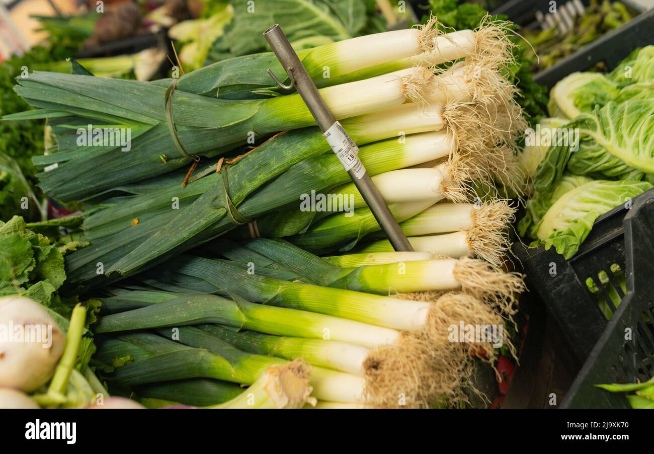 Leek market hi-res stock photography and images - Alamy
