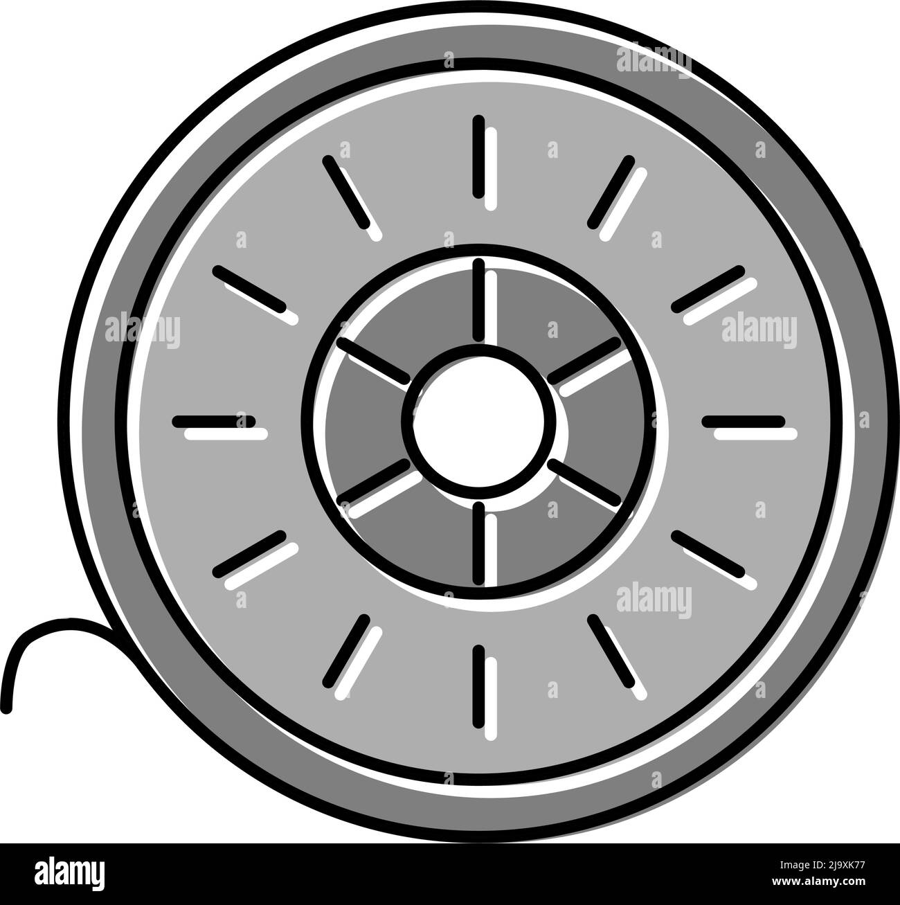 polylactic acid pla thermoplastic color icon vector illustration Stock ...