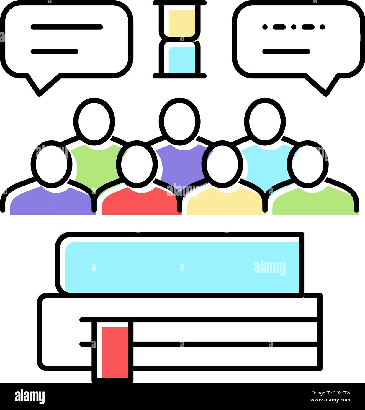 social history color icon vector illustration Stock Vector Image & Art ...