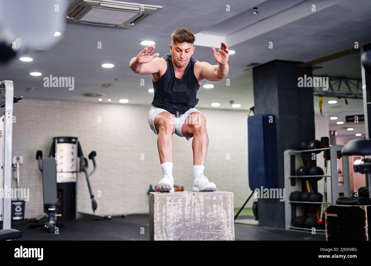 Man reaching into box hi-res stock photography and images - Alamy