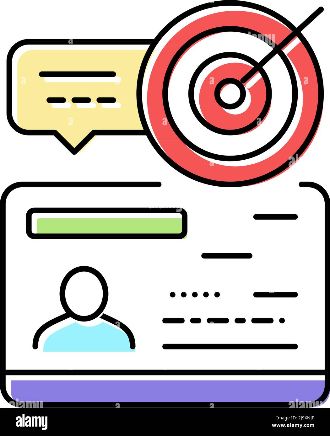 startup visa color icon vector illustration Stock Vector Image & Art ...