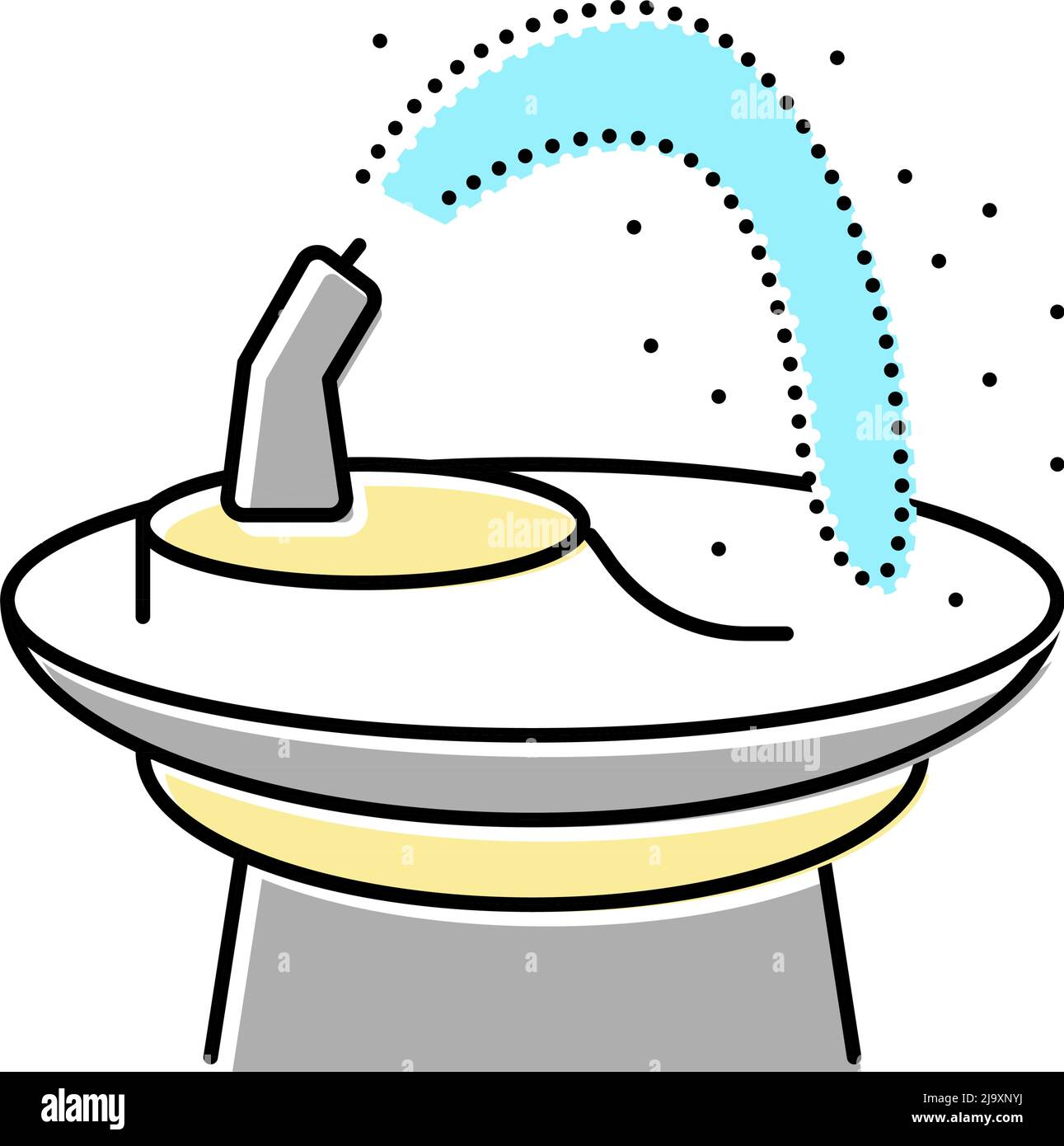 drinking fountain color icon vector illustration Stock Vector Image ...
