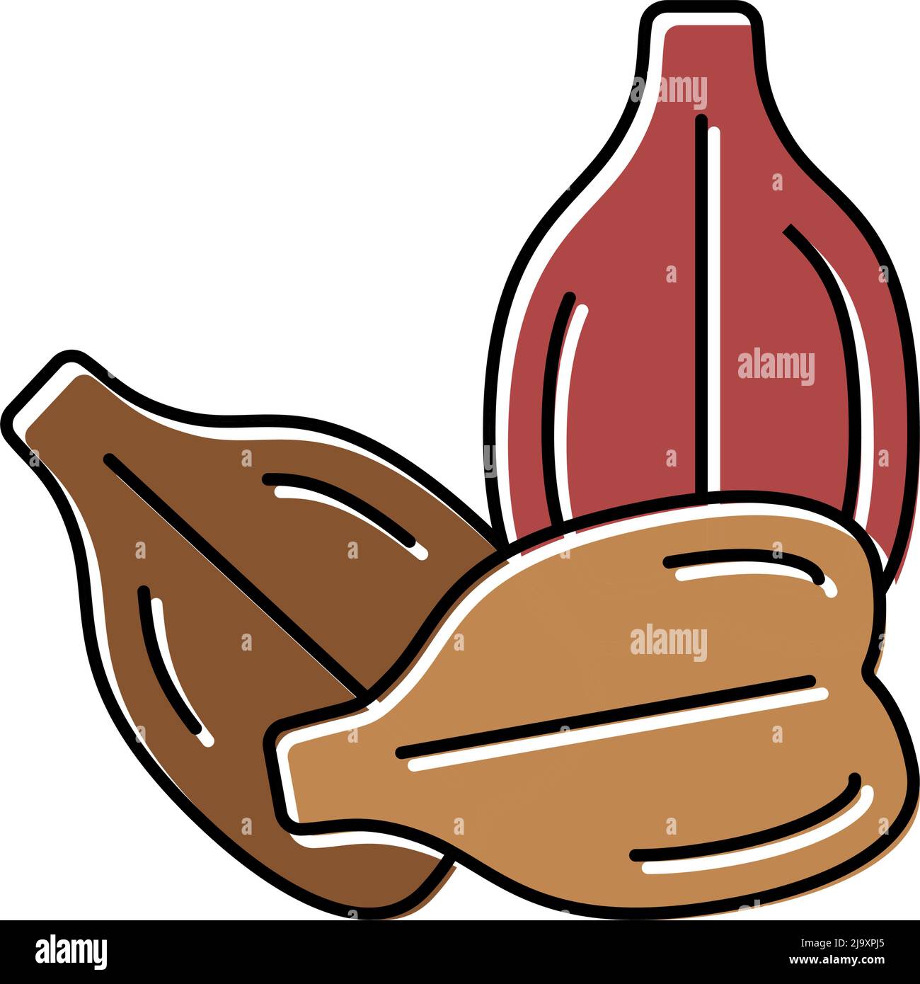 grape seed color icon vector illustration Stock Vector Image & Art - Alamy