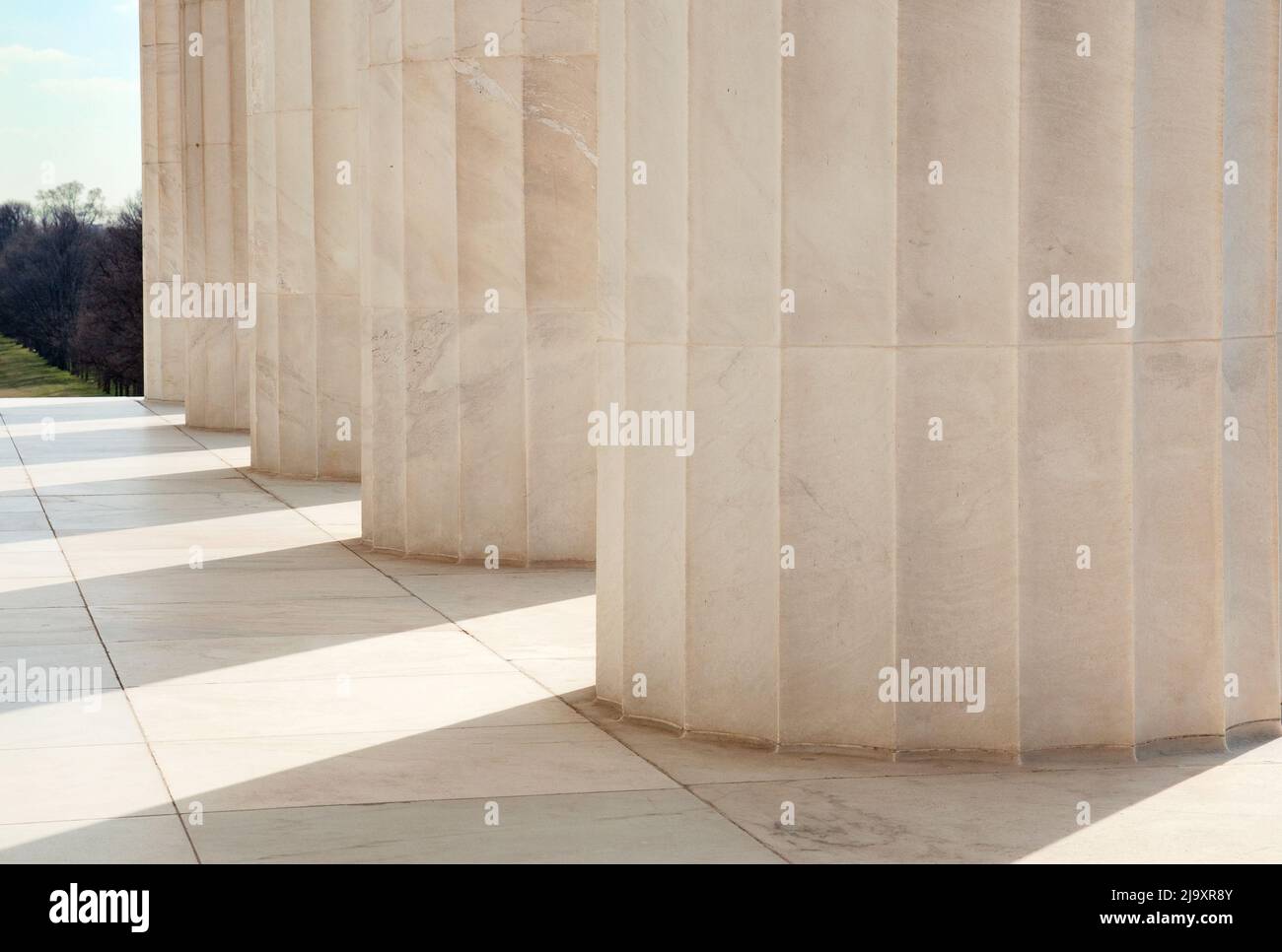 Doric Columns at The Lincoln Memorial in Washington DC Stock Photo - Alamy