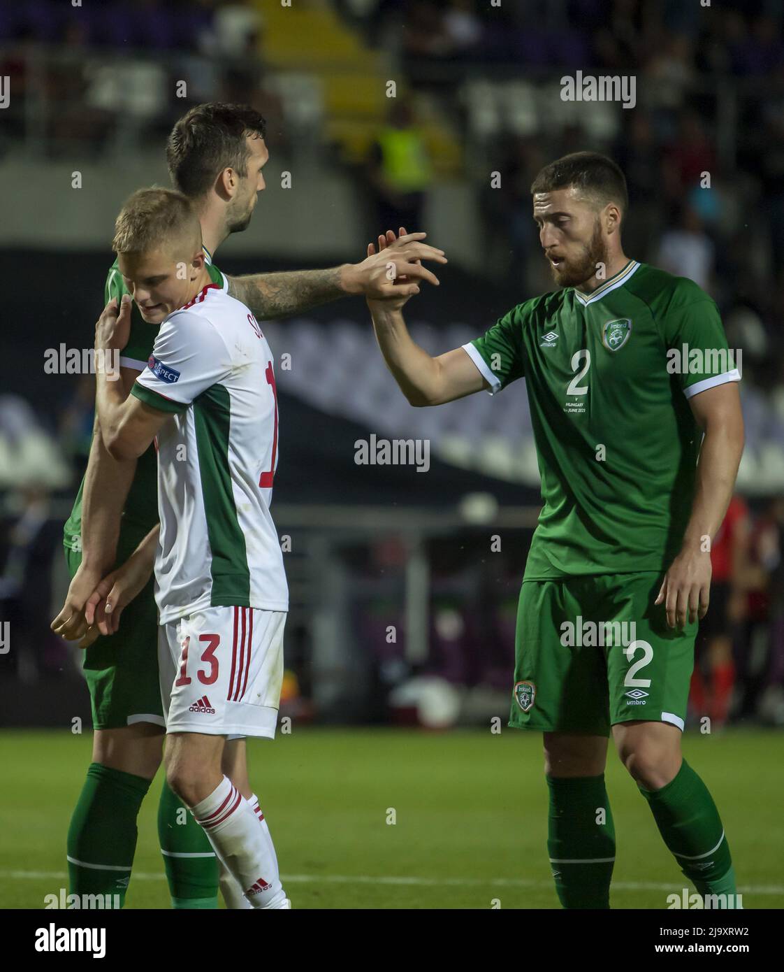 Hungary vs Rep of Ireland International friendly Featuring: Shane Duffy ...