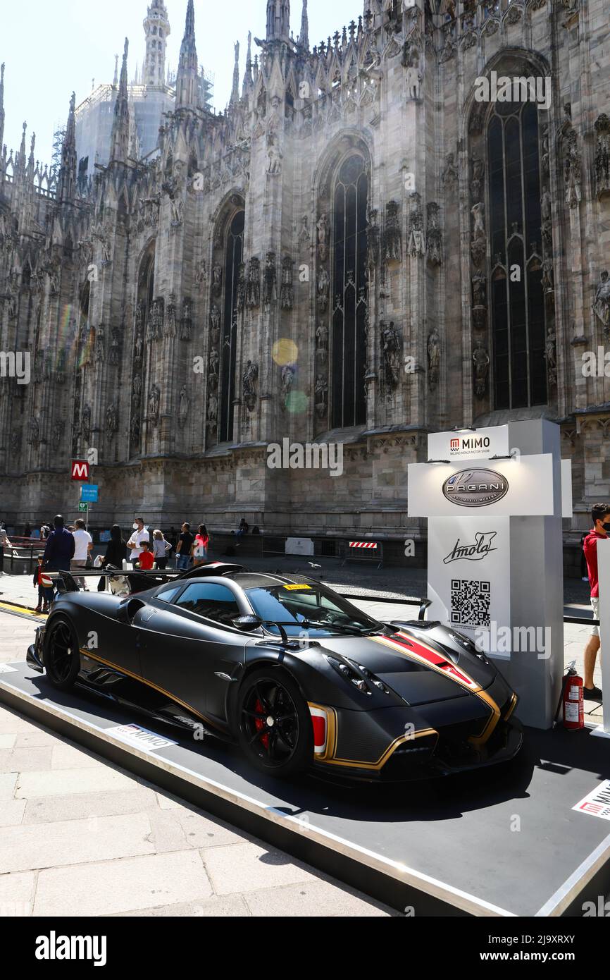 Inauguration of the Milano Monza Open-air Motorshow (MIMO) in Piazza ...