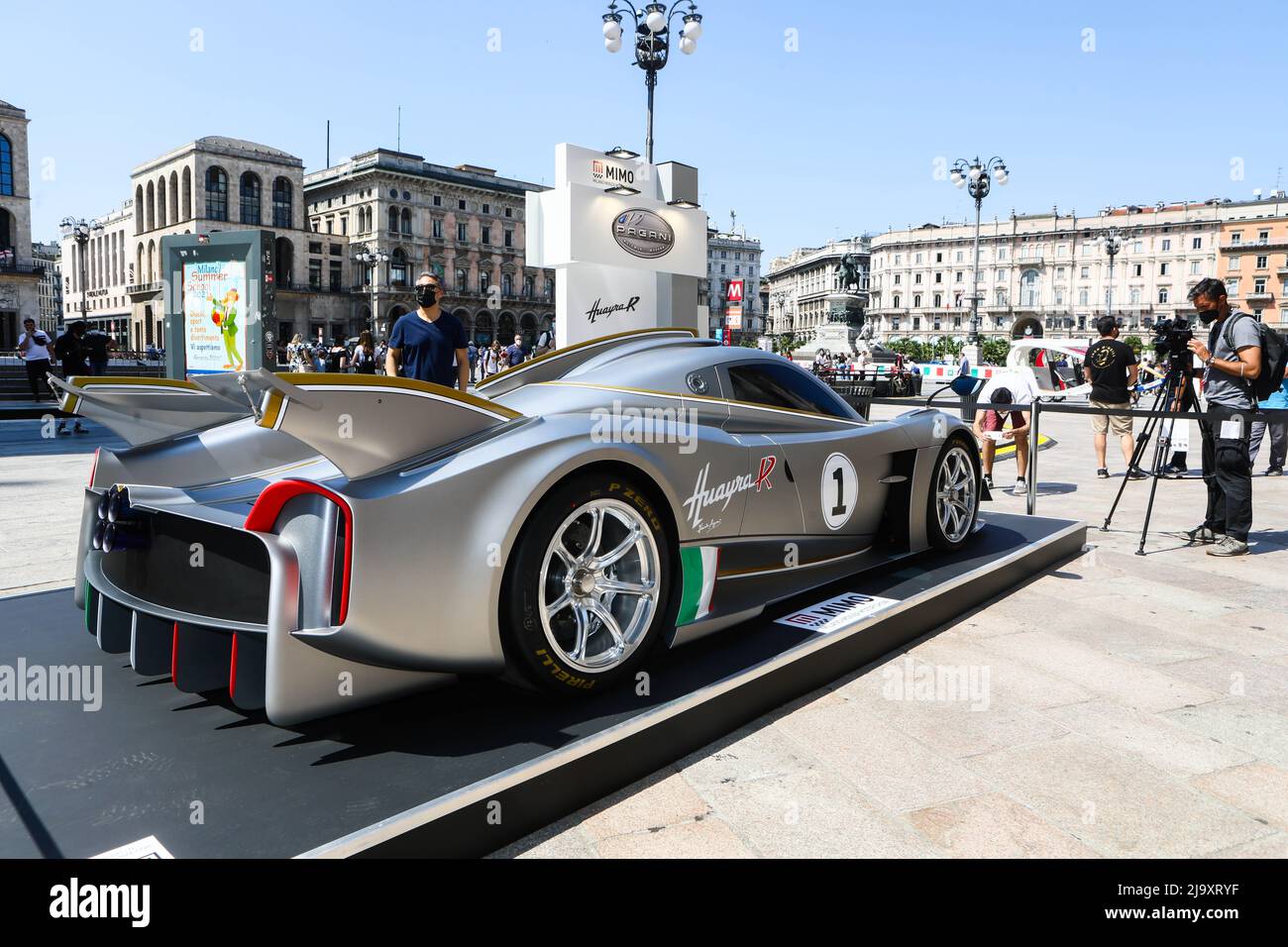 Inauguration of the Milano Monza Open-air Motorshow (MIMO) in Piazza ...