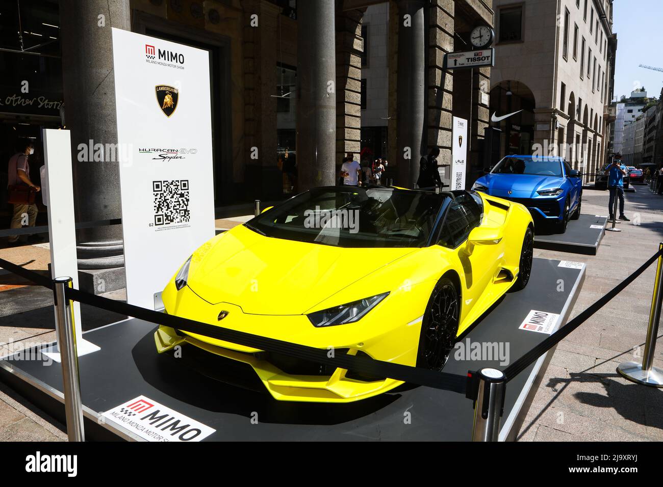 Inauguration of the Milano Monza Open-air Motorshow (MIMO) in Piazza ...