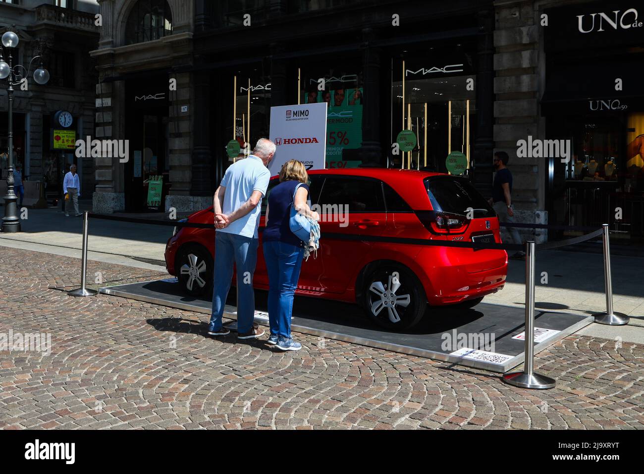 Inauguration of the Milano Monza Open-air Motorshow (MIMO) in Piazza ...