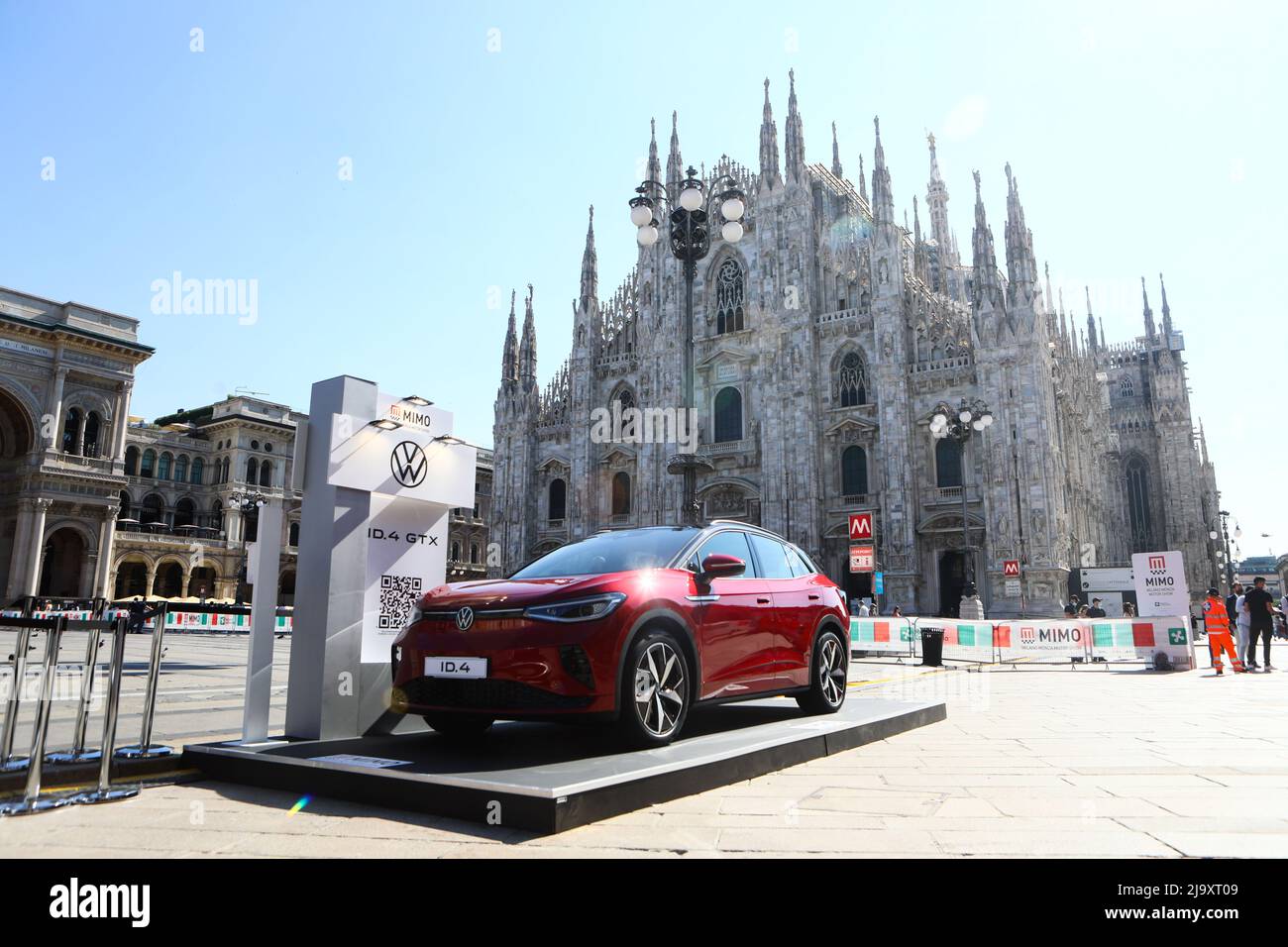 Inauguration of the Milano Monza Open-air Motorshow (MIMO) in Piazza ...