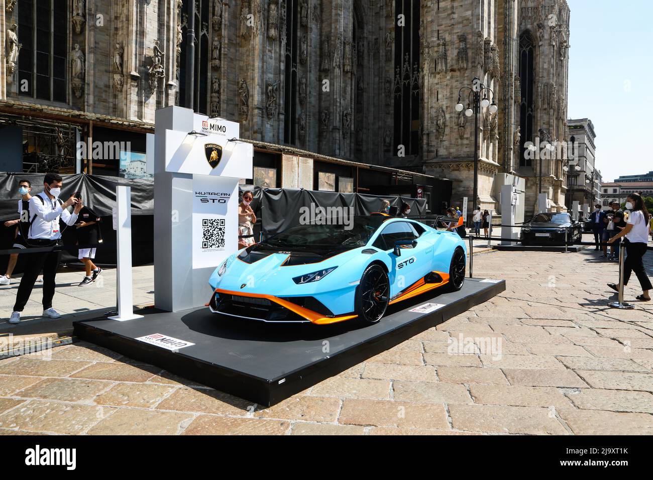 Inauguration of the Milano Monza Open-air Motorshow (MIMO) in Piazza ...