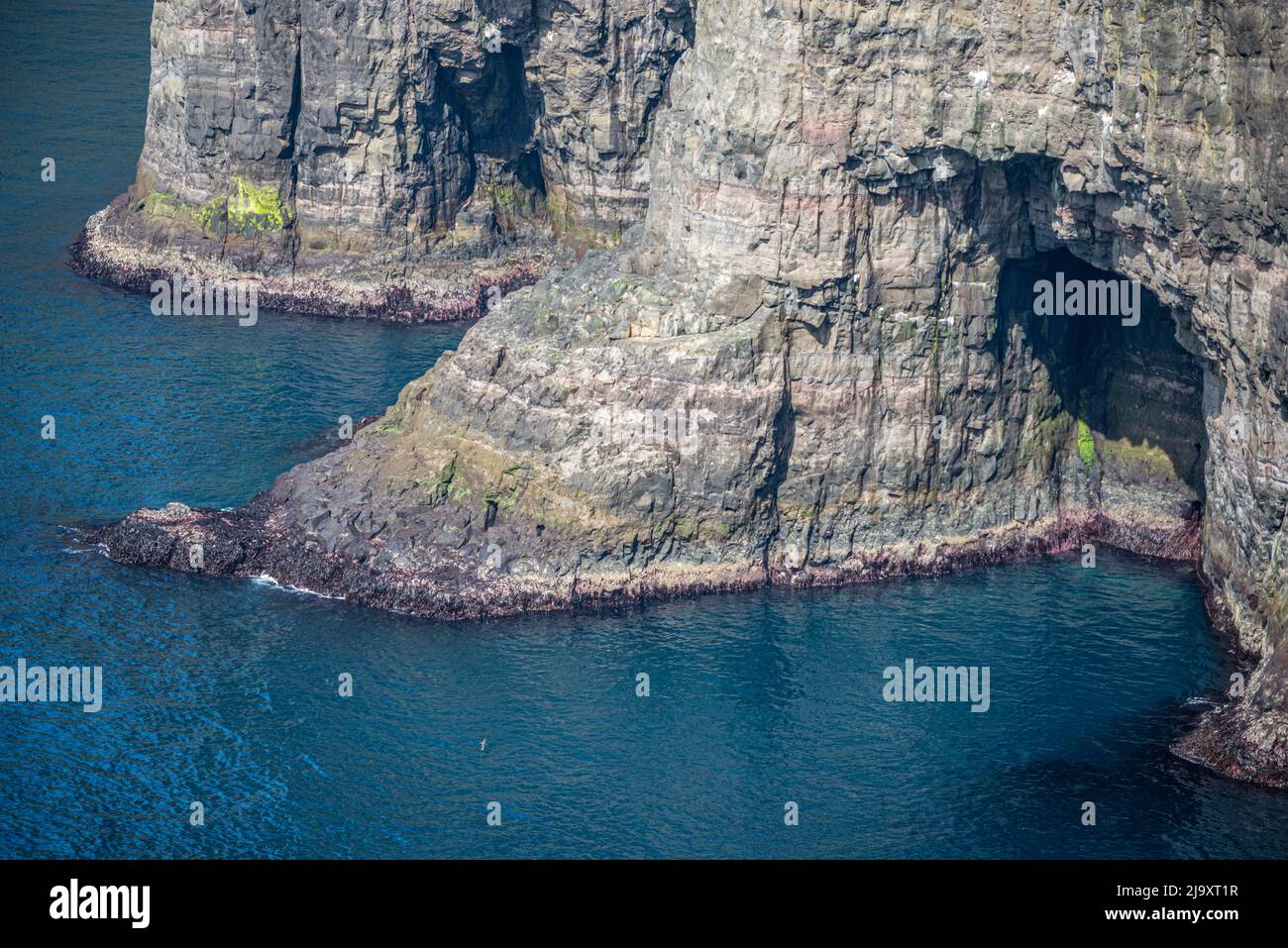 Asmundastakkur sea stack, Suduroy Island, Faroe Islands Stock Photo - Alamy