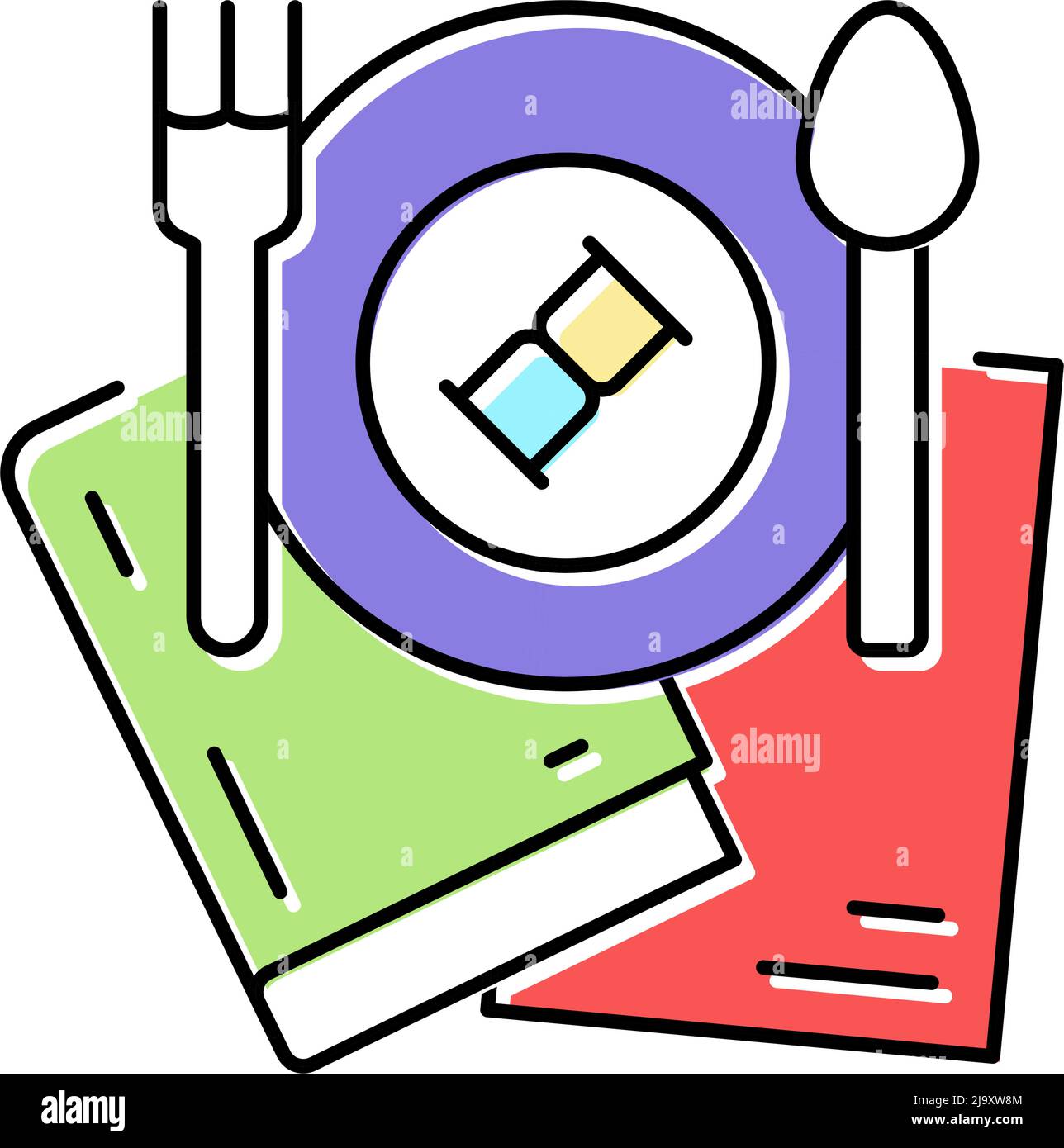 food history color icon vector illustration Stock Vector Image & Art ...