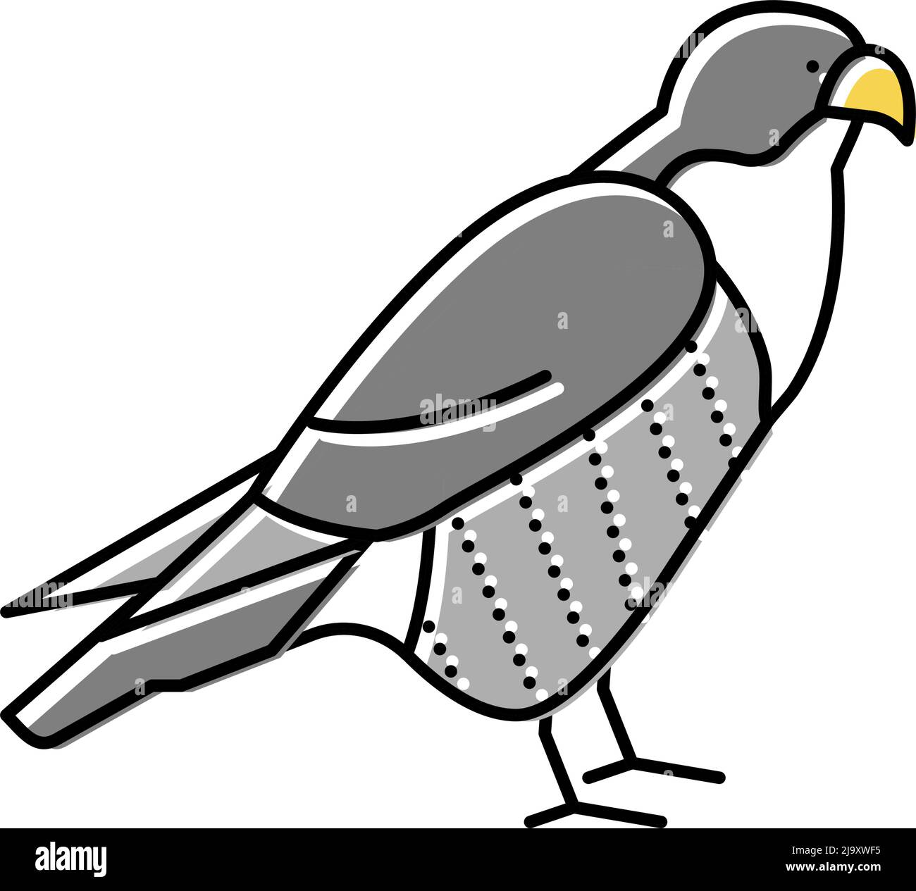 falcon bird color icon vector illustration Stock Vector Image & Art - Alamy