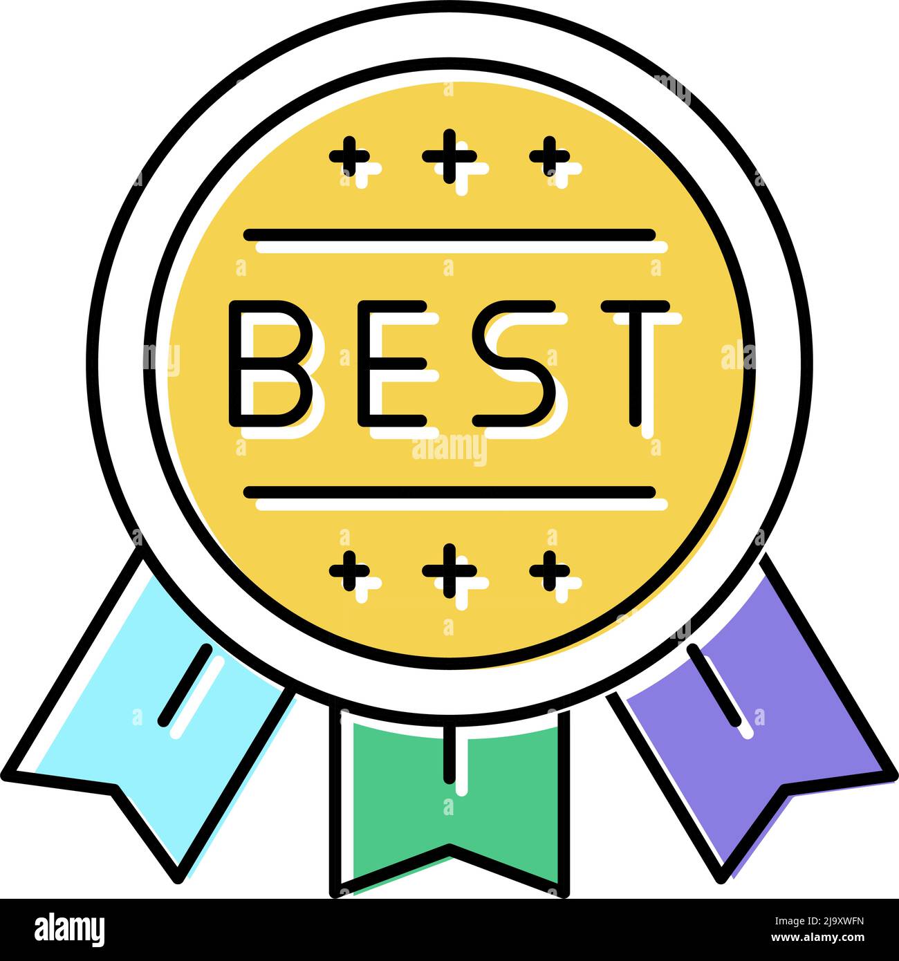 best quality color icon vector illustration Stock Vector Image & Art ...
