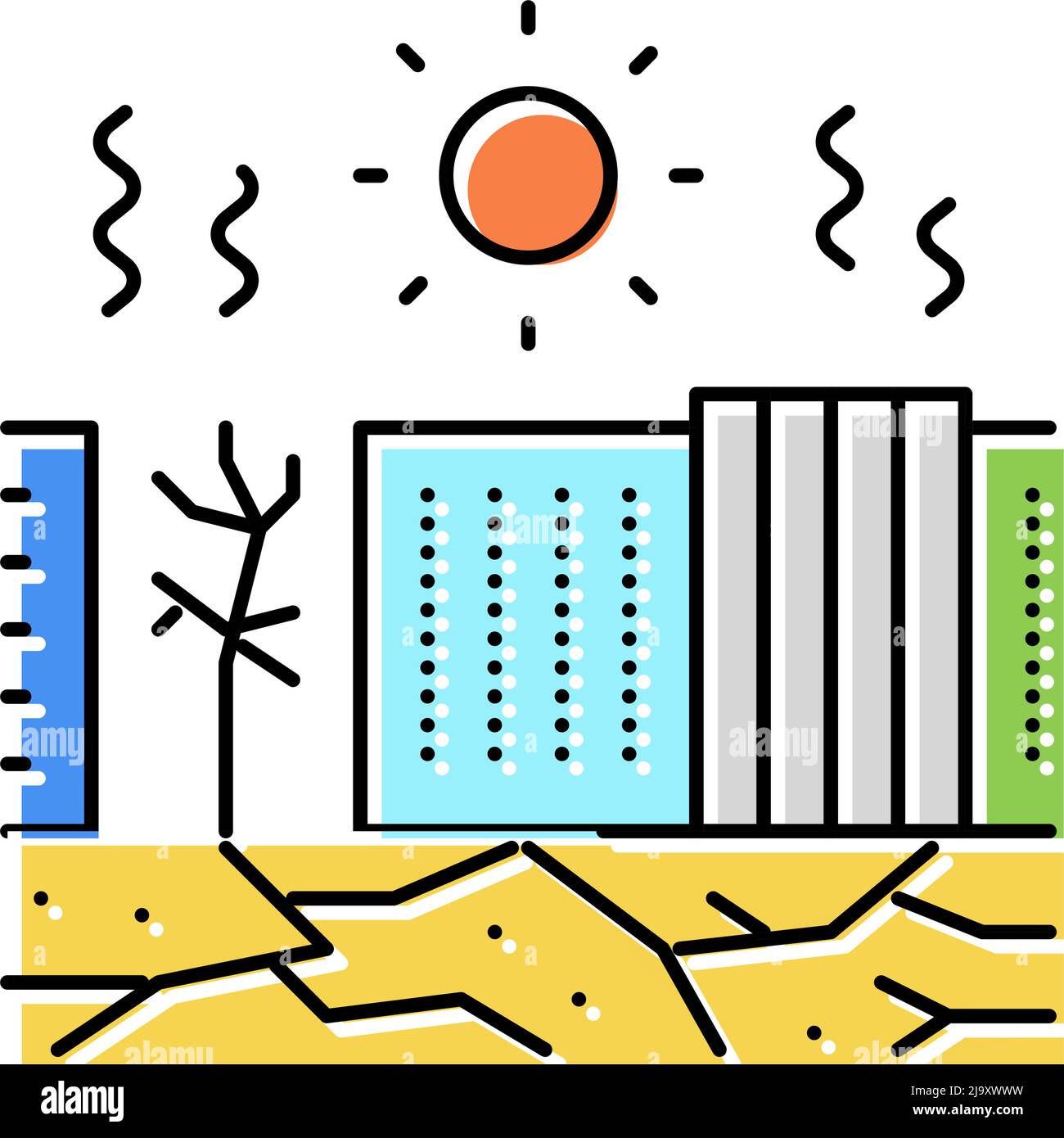 Building heat map Cut Out Stock Images & Pictures - Alamy