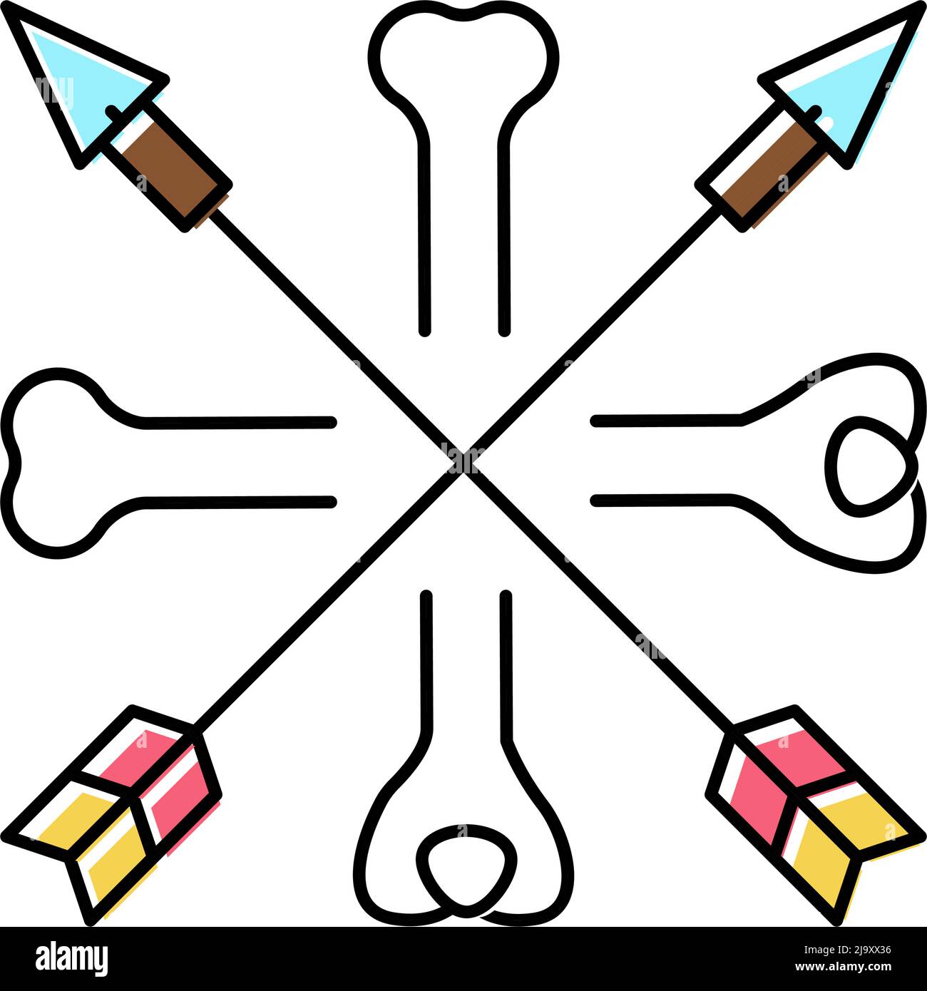 Hourglass arrows Cut Out Stock Images & Pictures - Alamy