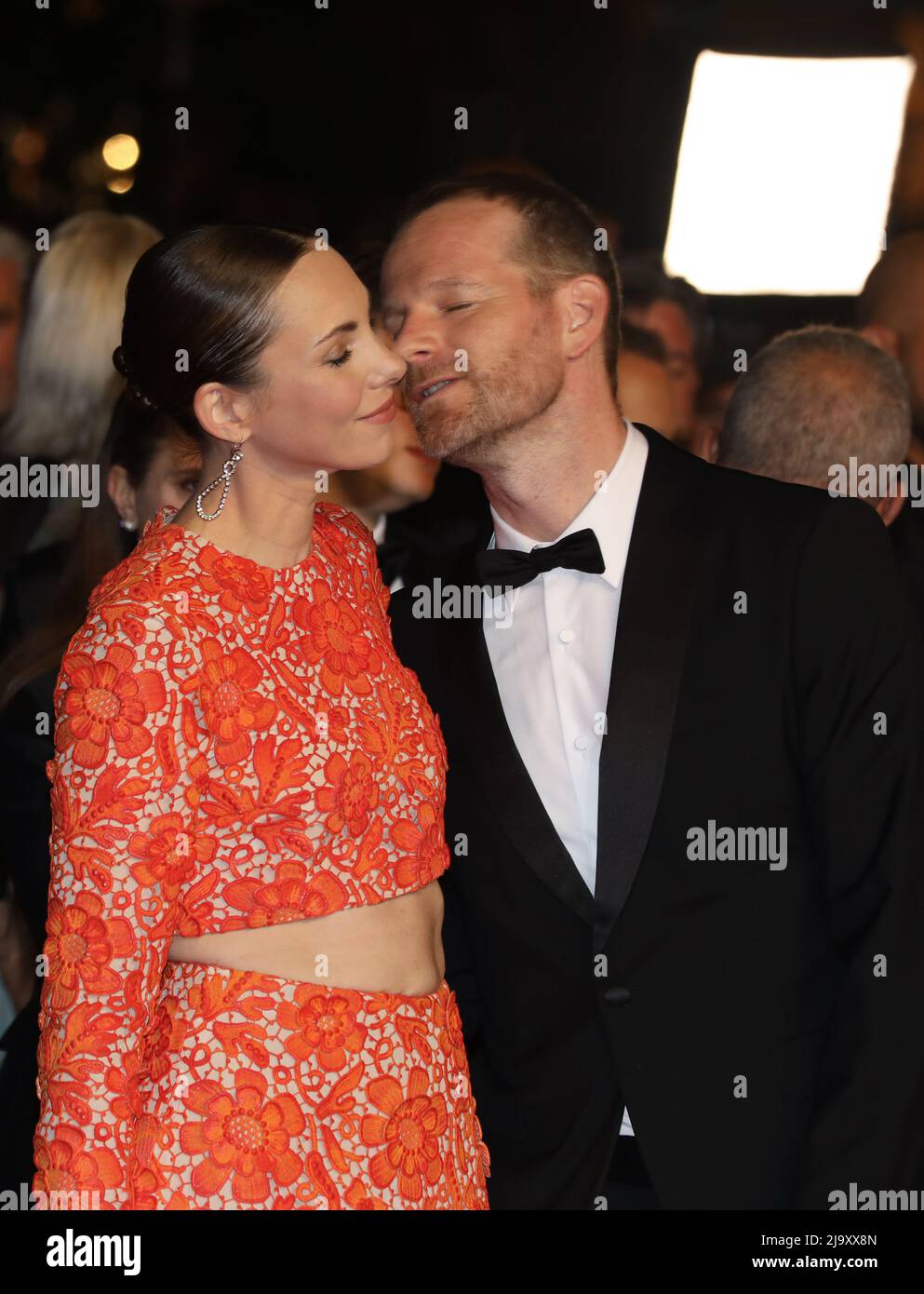 May 26, 2022, Cannes, Cote d'Azur, France: JOACHIM TRIER kisses his ...