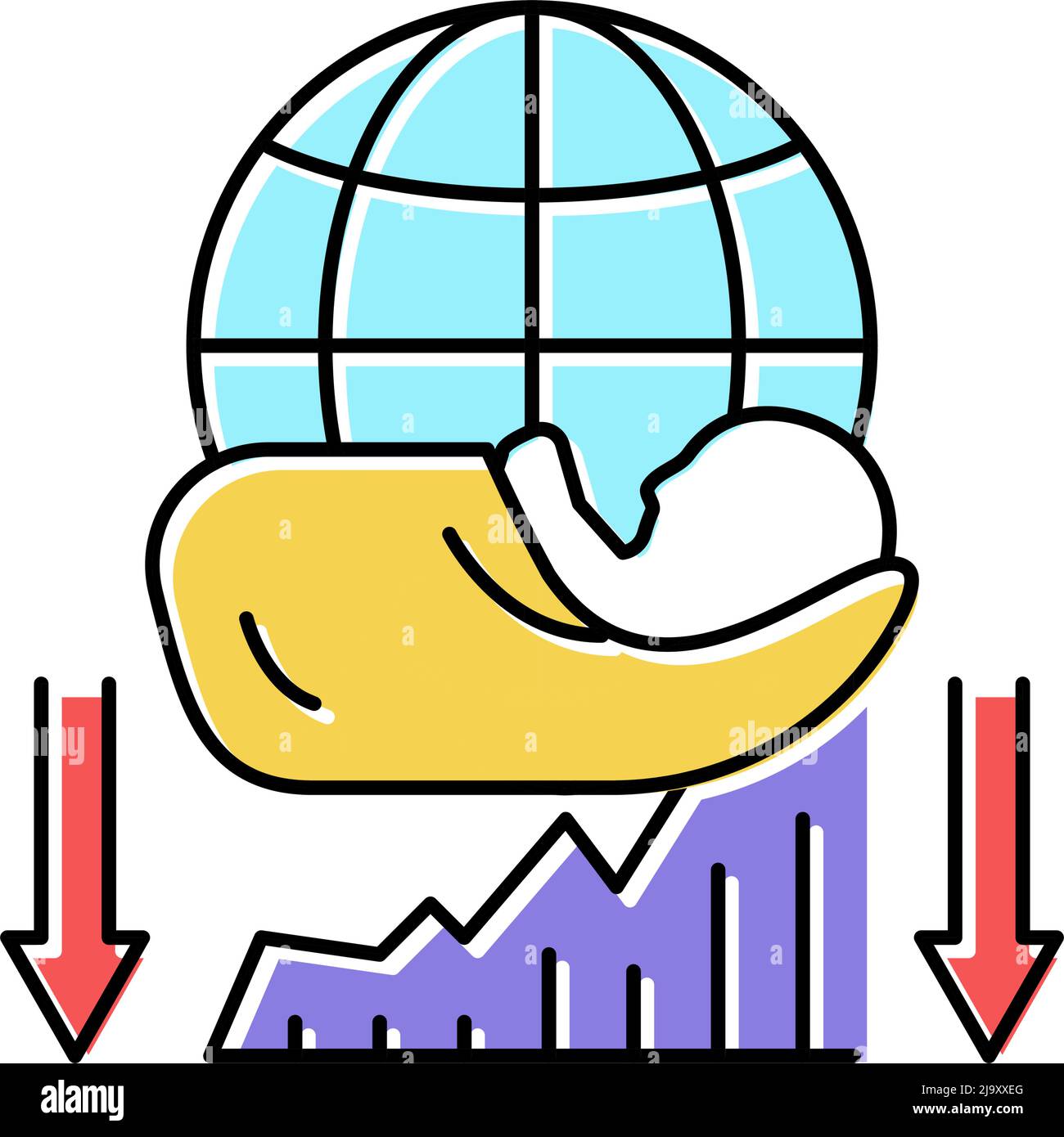 children social problem color icon vector illustration Stock Vector ...