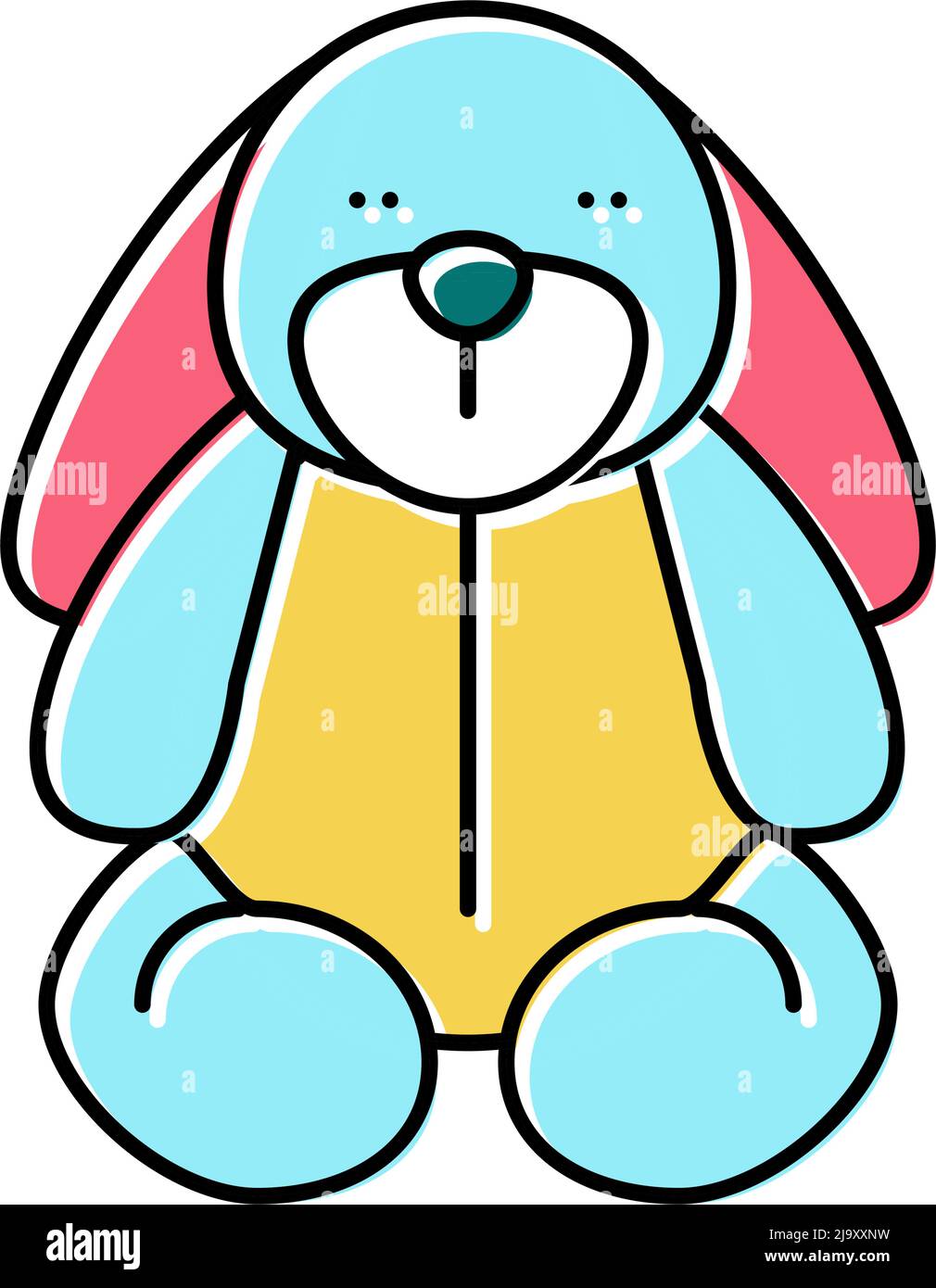 plush toys color icon vector illustration Stock Vector Image & Art - Alamy