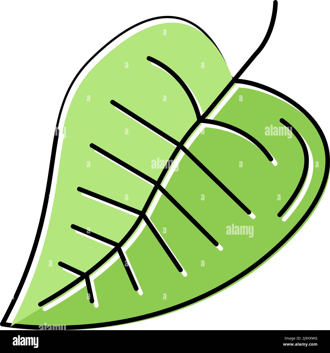 plant leaf color icon vector illustration Stock Vector Image & Art - Alamy