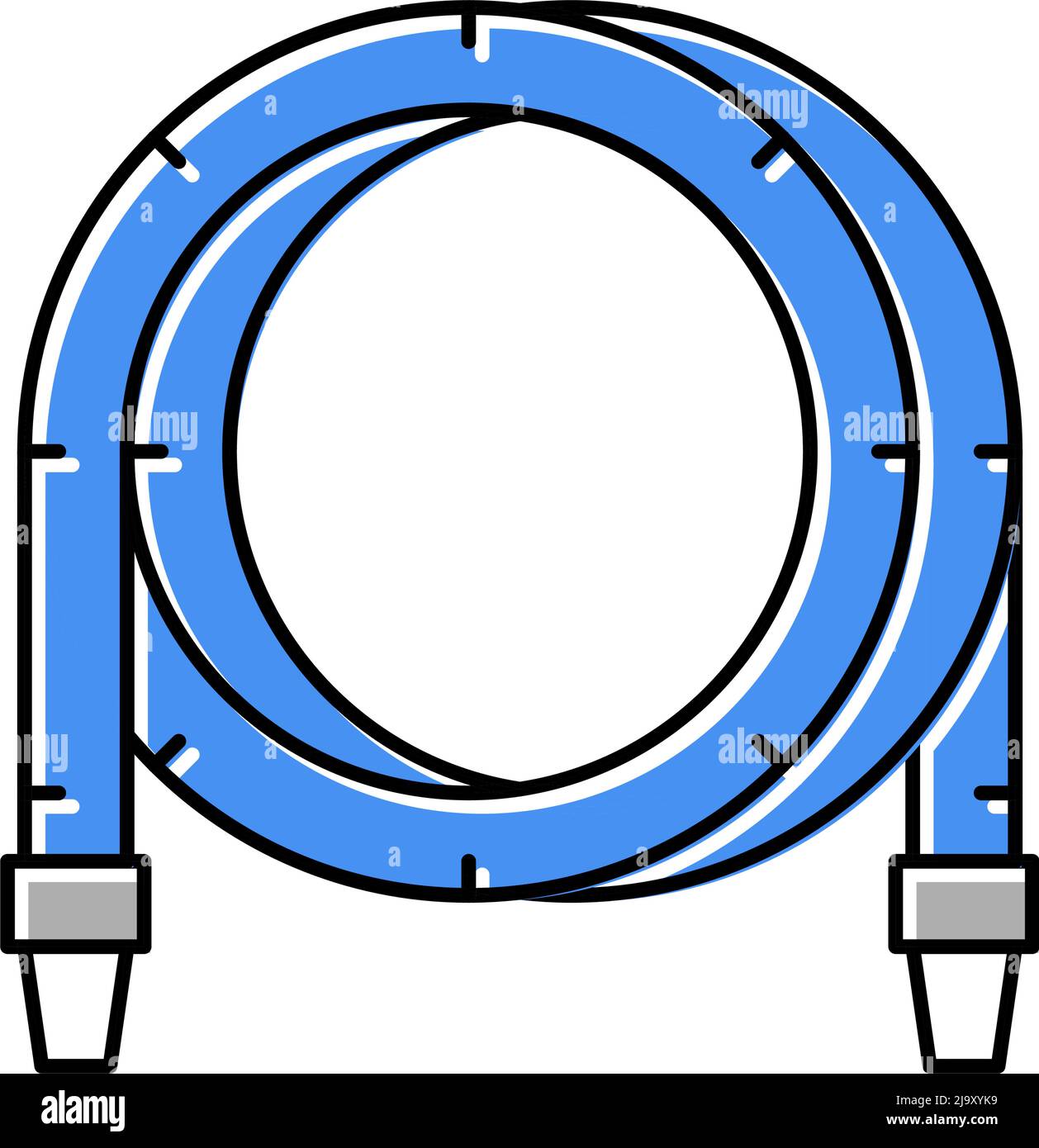 filtrate pool hose color icon vector illustration Stock Vector Image ...