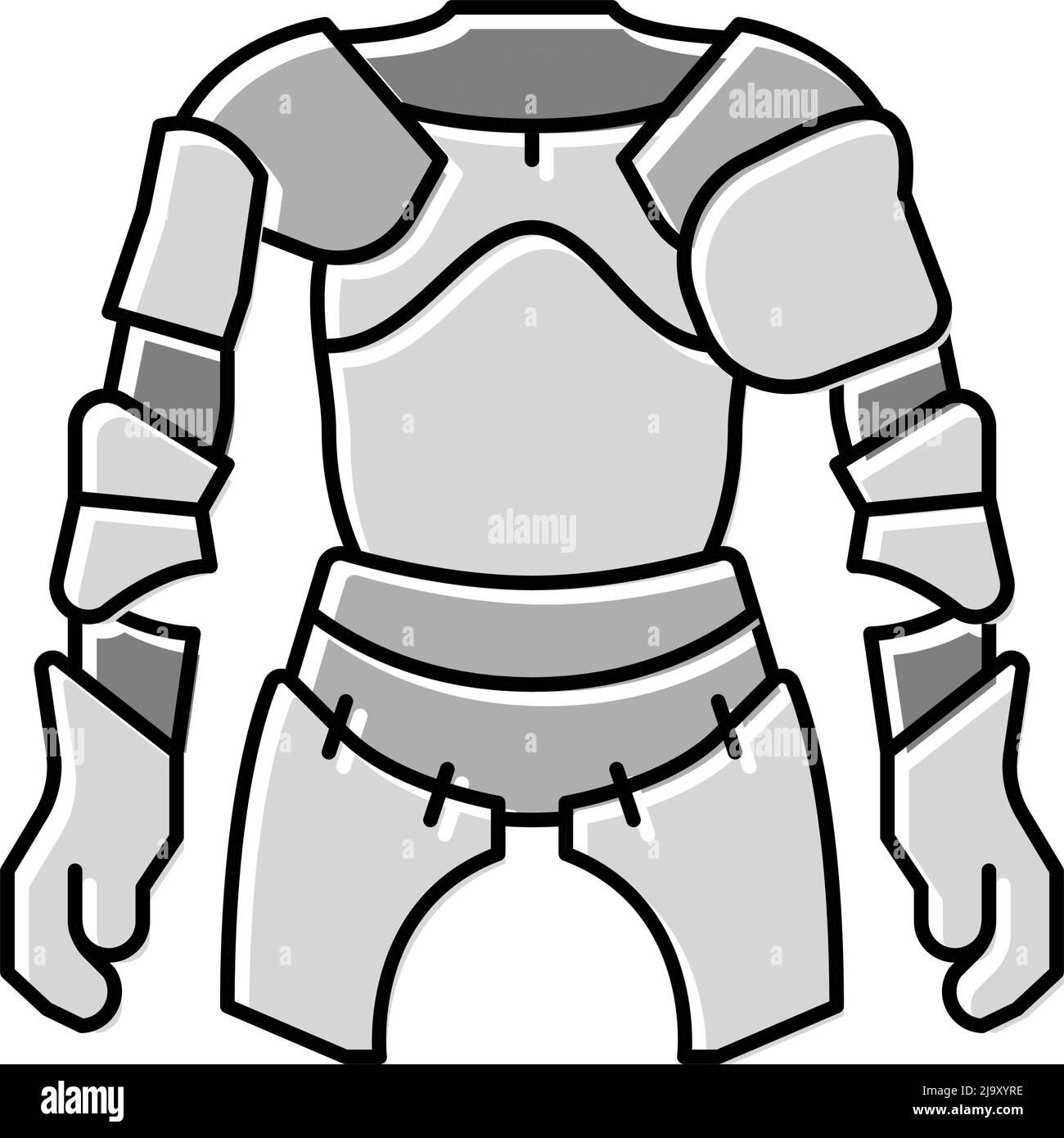 armor knight color icon vector illustration Stock Vector Image & Art ...