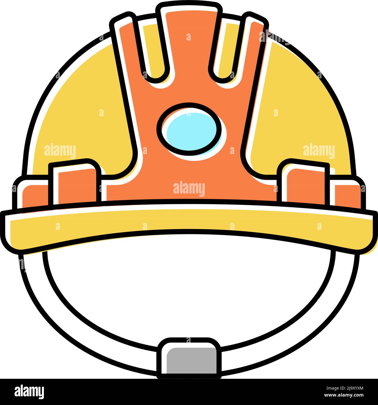 helmet builder color icon vector illustration Stock Vector Image & Art ...