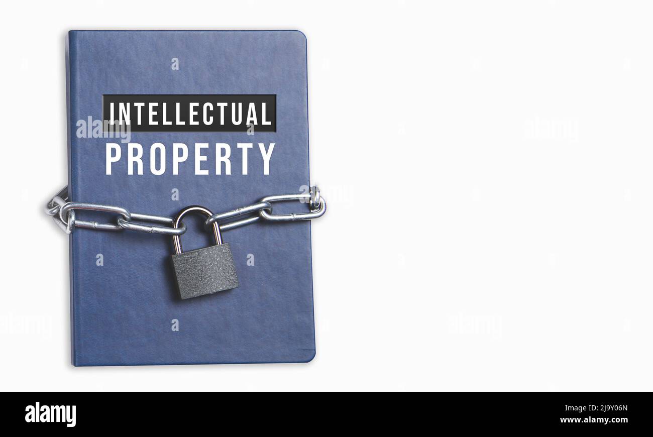 The book is locked under lock and key on a white background. Secret ...