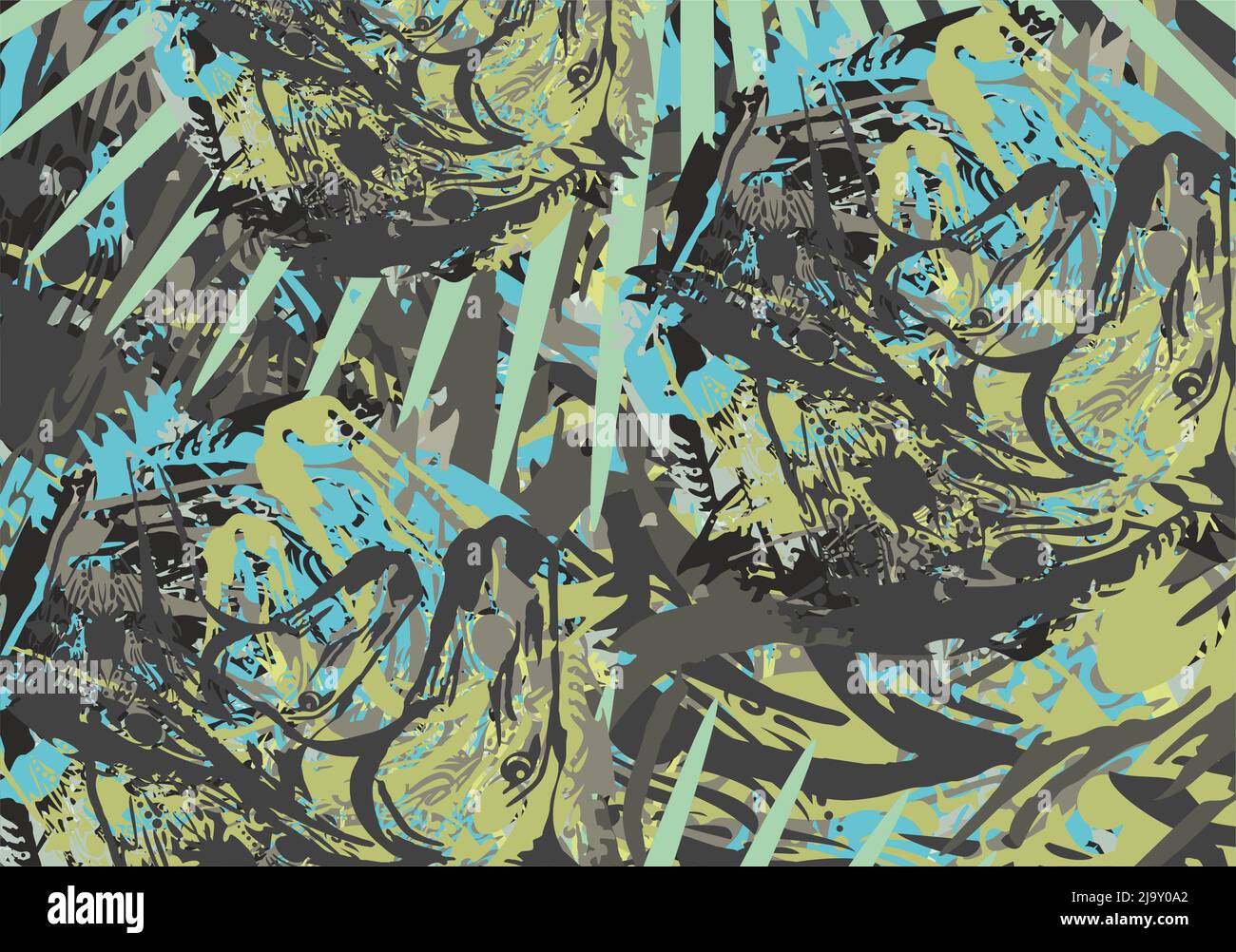 Grungy background with horse head motifs for camouflage or textures ...