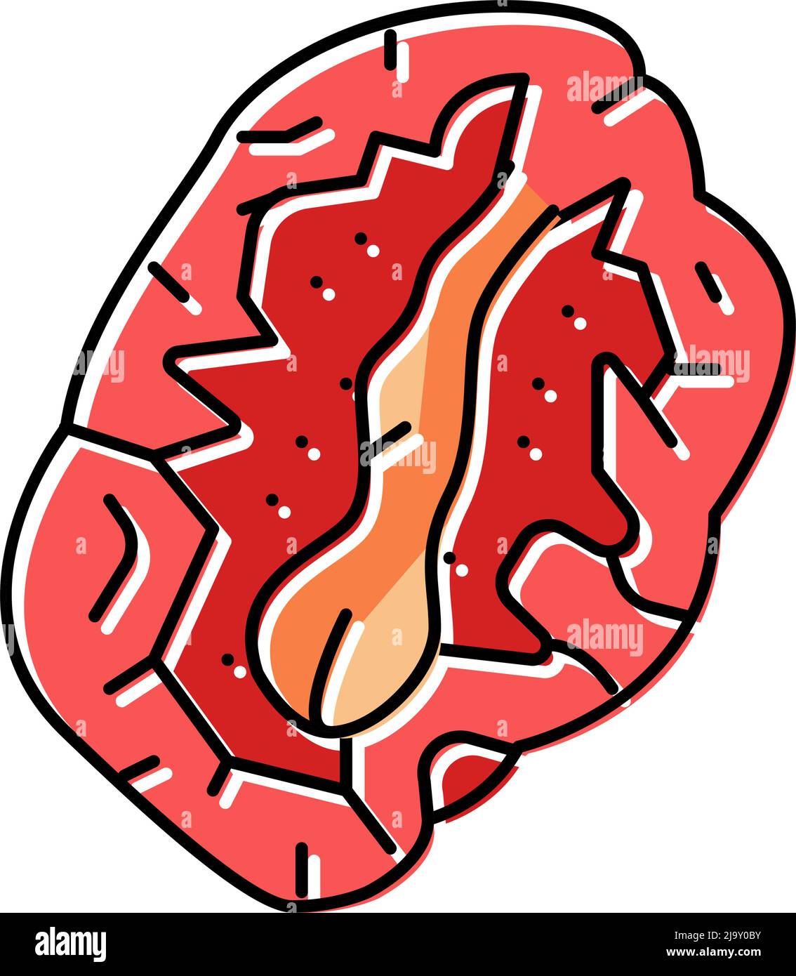 Sun dried cherry tomatoes Stock Vector Images - Alamy