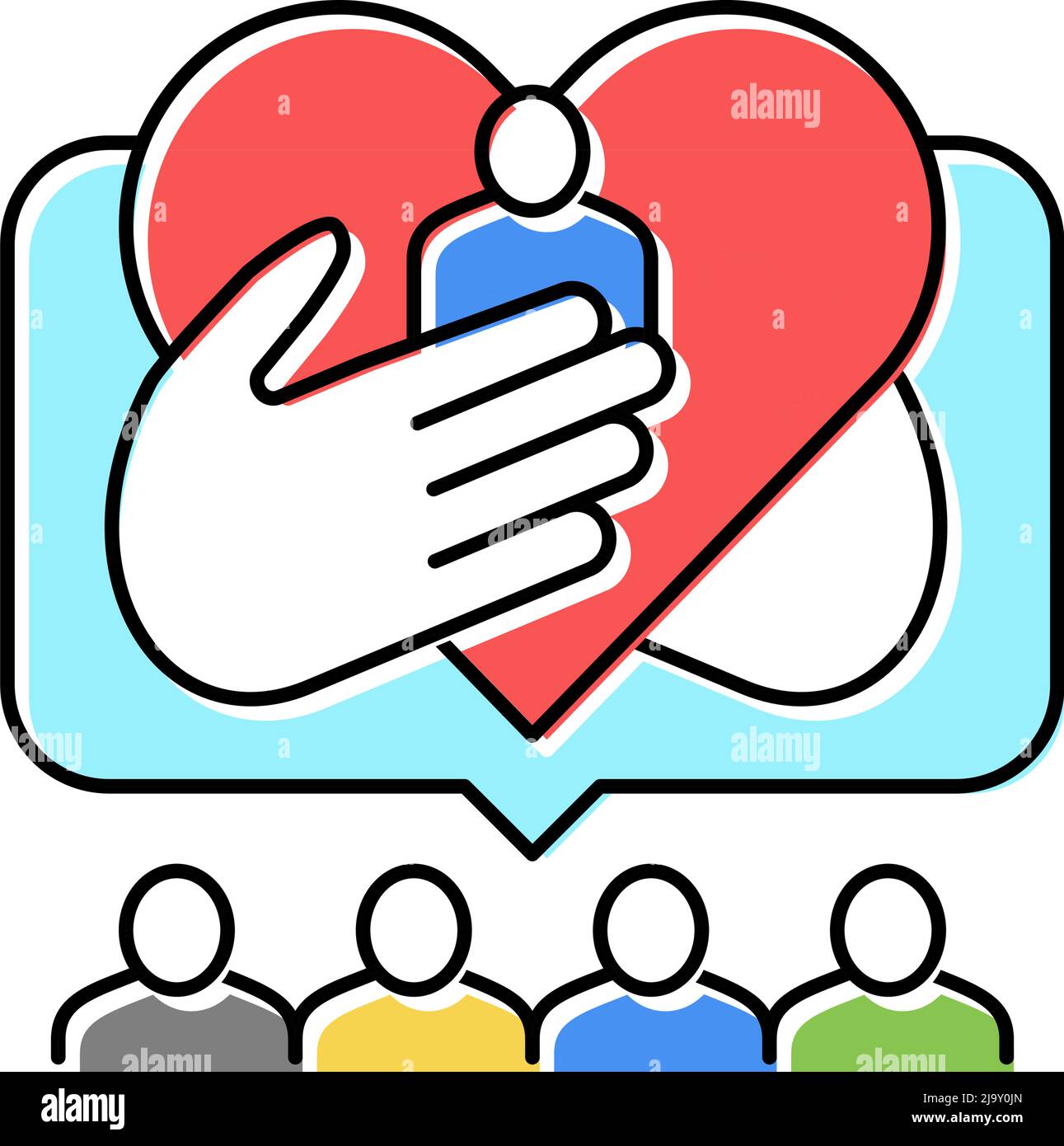 children care color icon vector illustration Stock Vector Image & Art ...