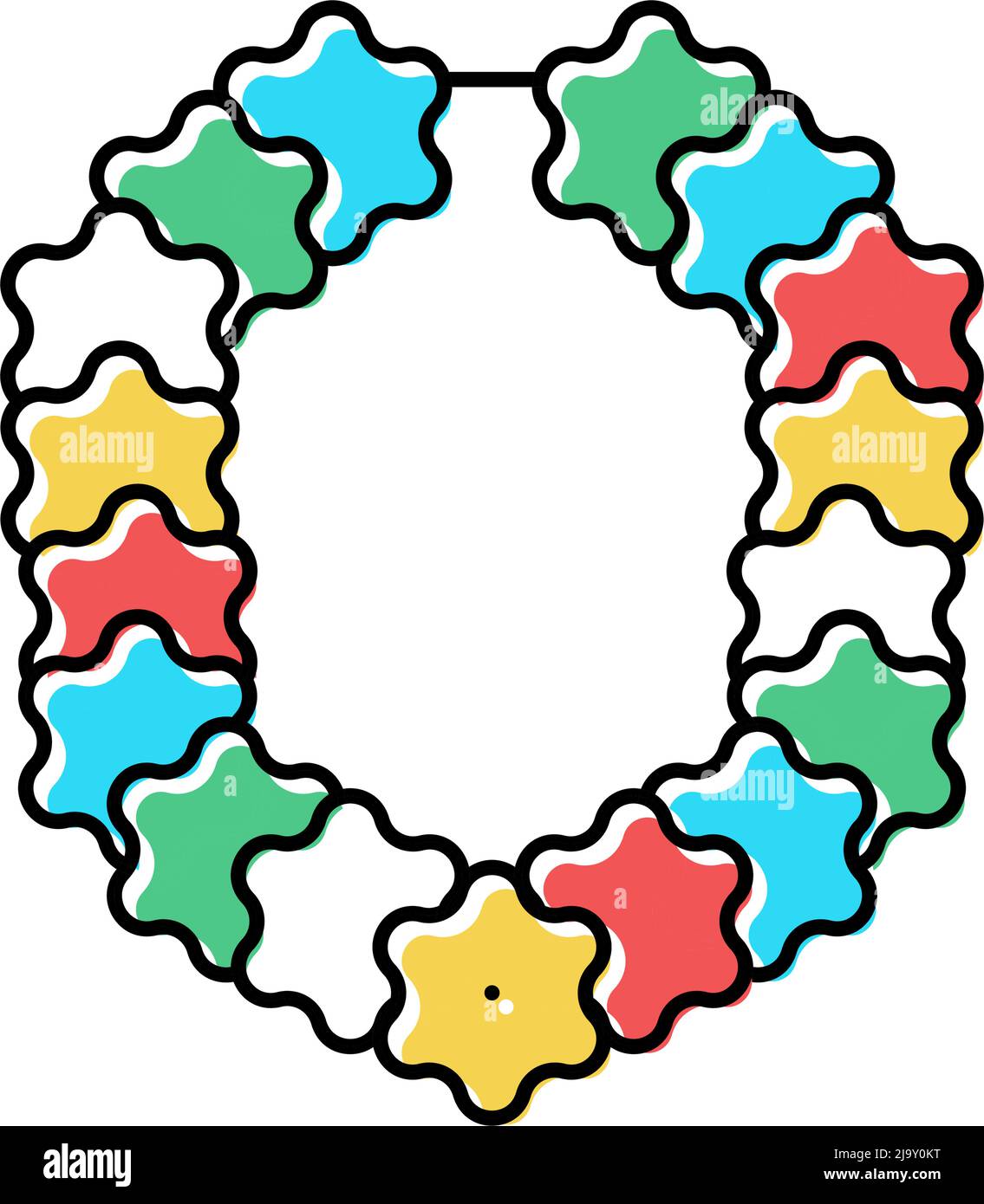 flower decoration color icon vector illustration Stock Vector Image ...