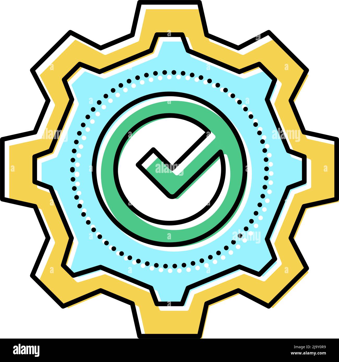 service quality color icon vector illustration Stock Vector Image & Art ...