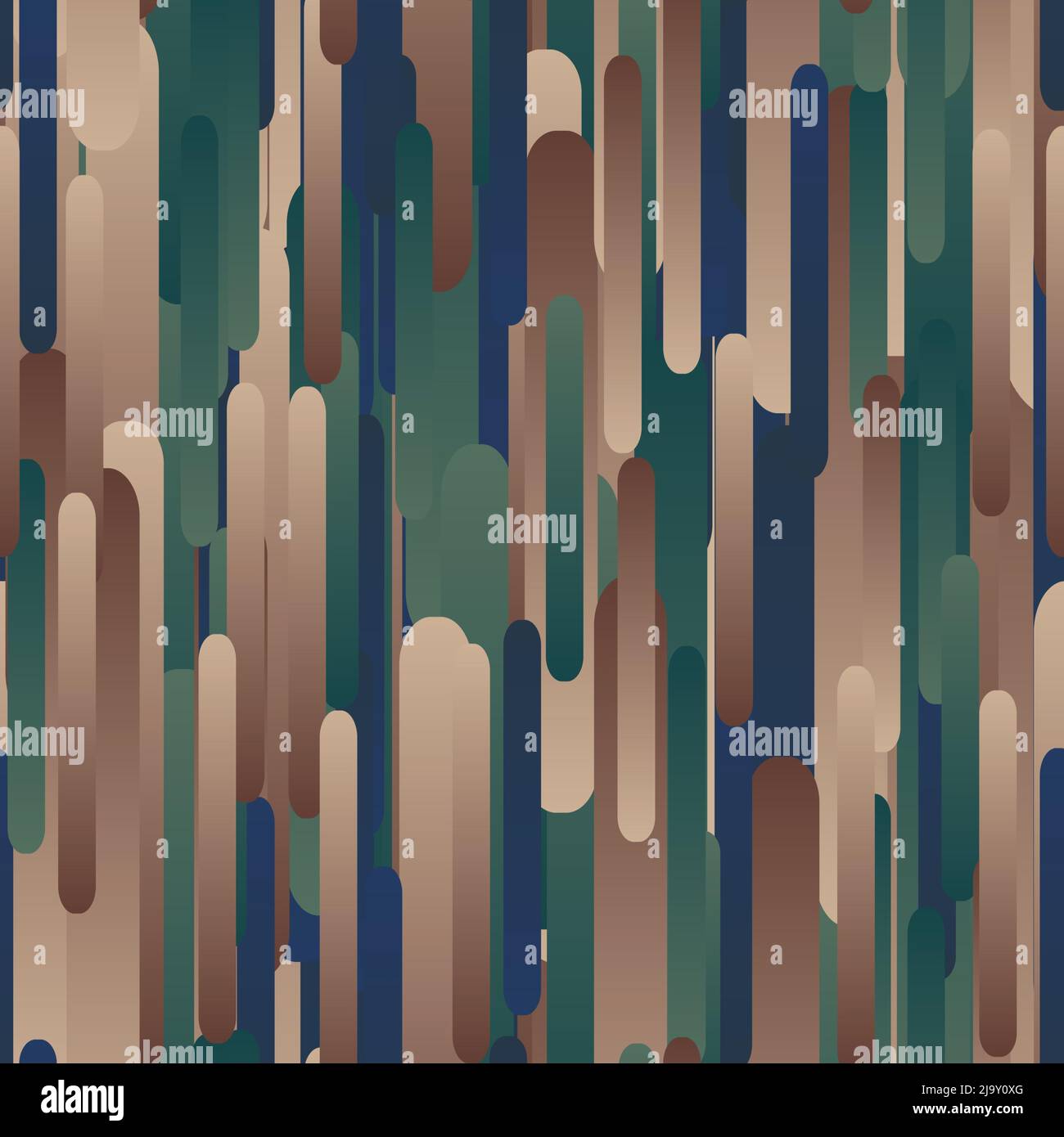 Seamless funky pill shaped gradient lines surface pattern design for ...