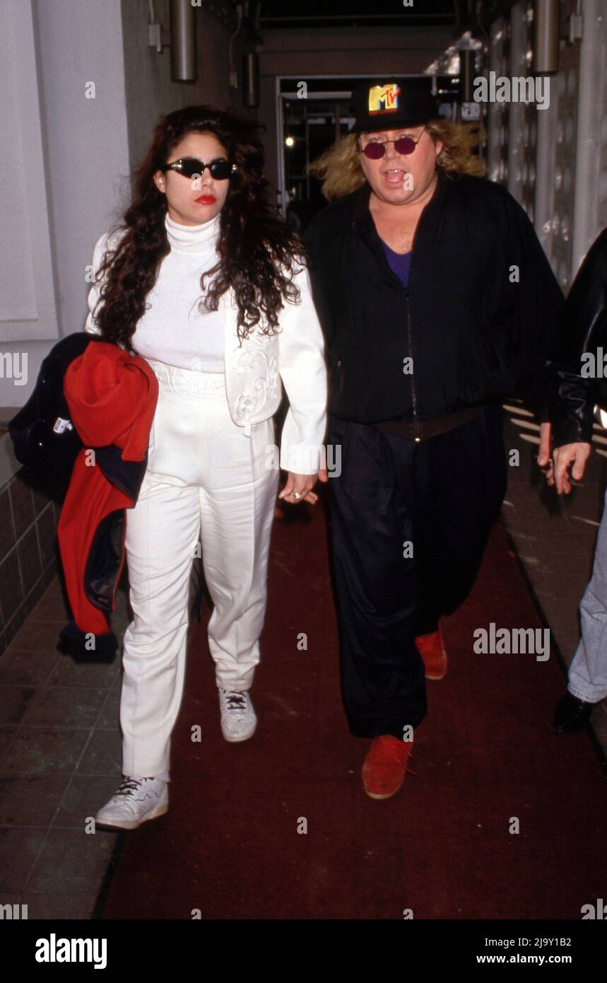 Sam Kinison and Malika Souiri 1992 Credit: Ralph Dominguez/MediaPunch ...