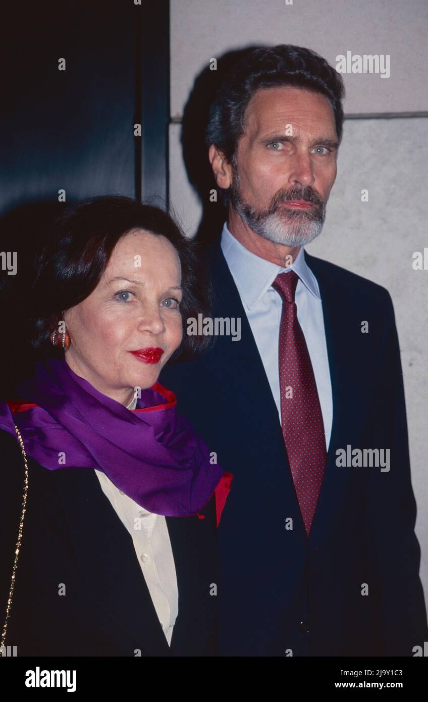 Leslie Caron and Robert Wolders attend the Film Society of Lincoln ...