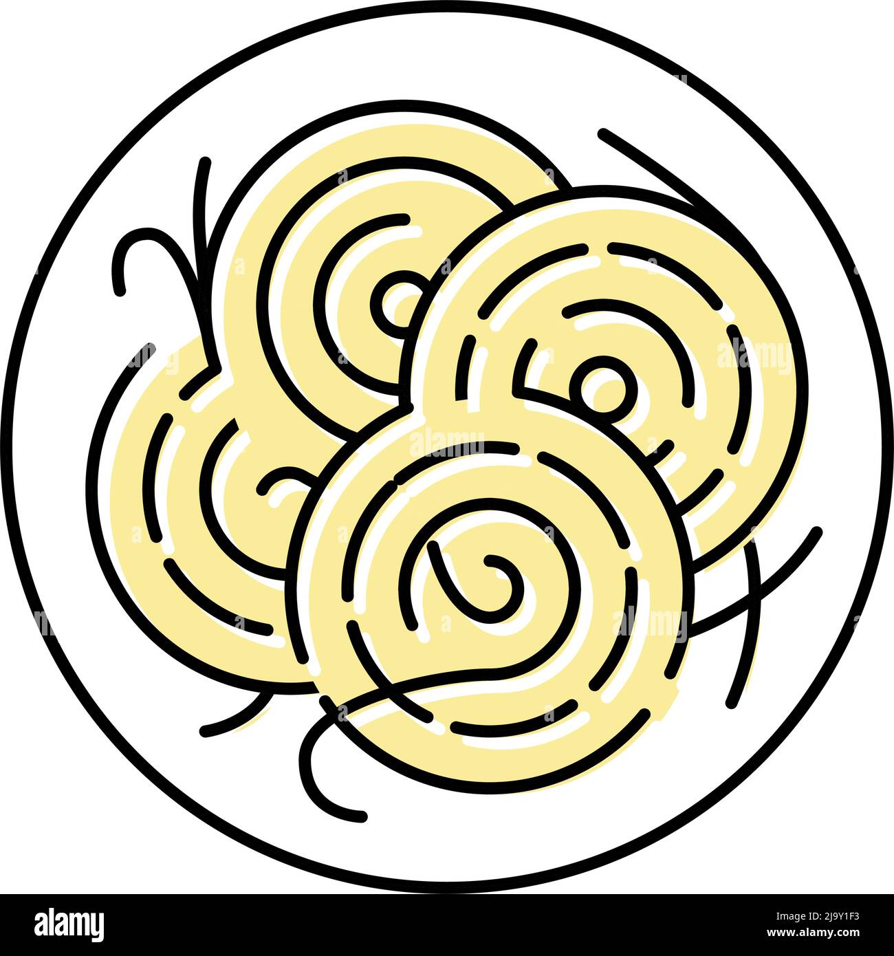 plate pasta color icon vector illustration Stock Vector Image & Art - Alamy