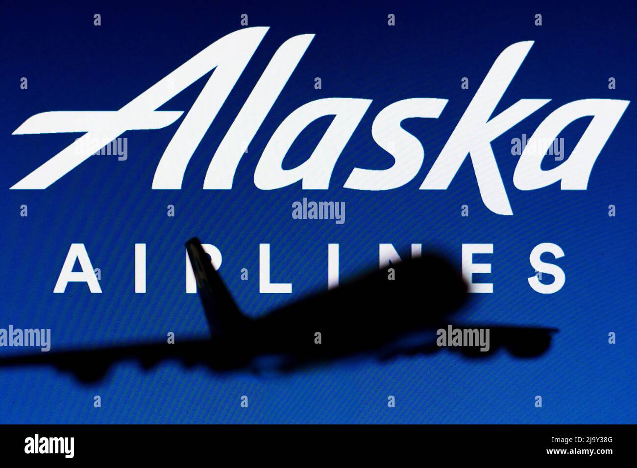 Alaska airlines logo hi-res stock photography and images - Alamy