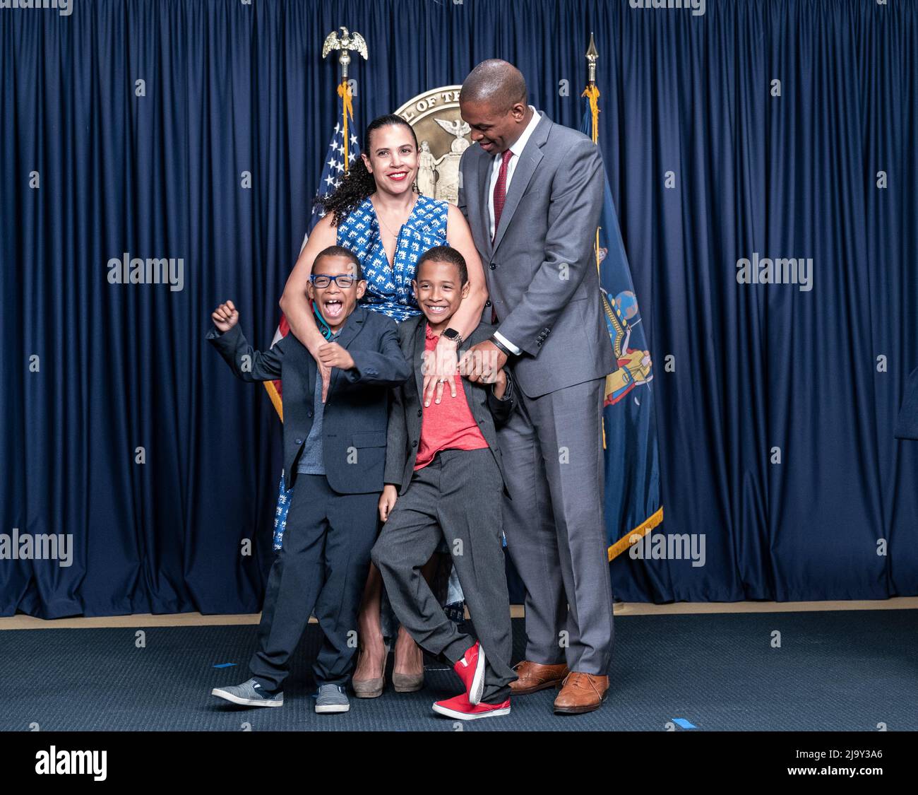 New York, NY - May 25, 2022: Antonio Delgado sworn in as New York State ...