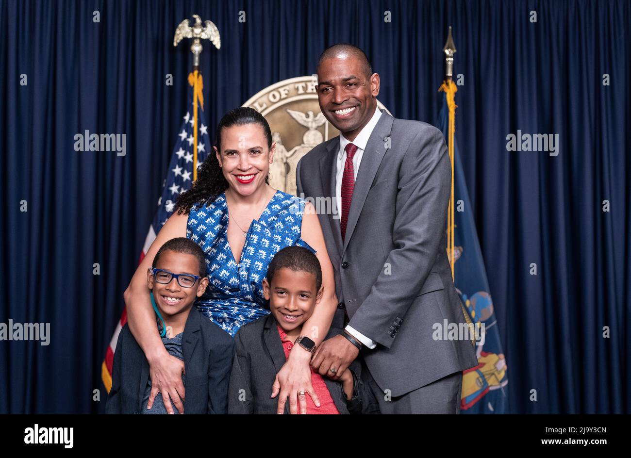 New York, NY - May 25, 2022: Antonio Delgado sworn in as New York State ...