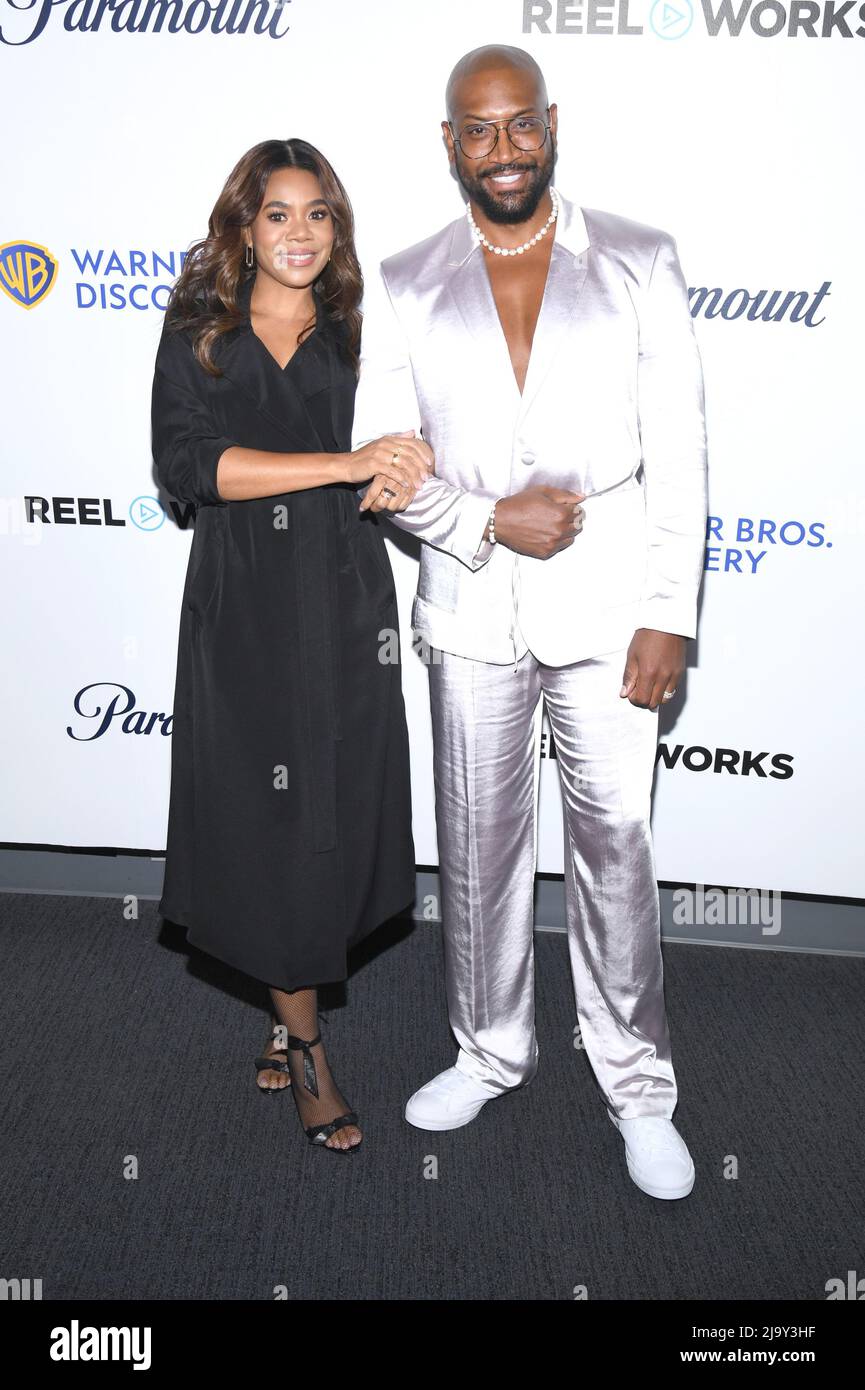 (L-R) Regina Hall and Bryan Terrell Clark attend the Real Works 2022 ...